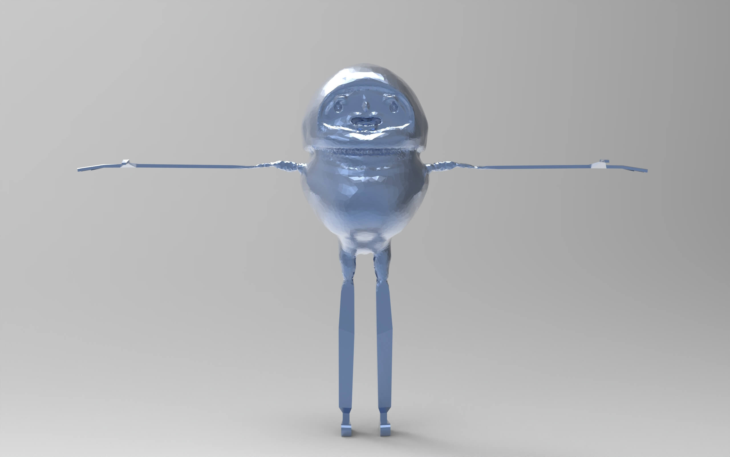 Funny Cartoon Character - 3D Model by japanzanuda