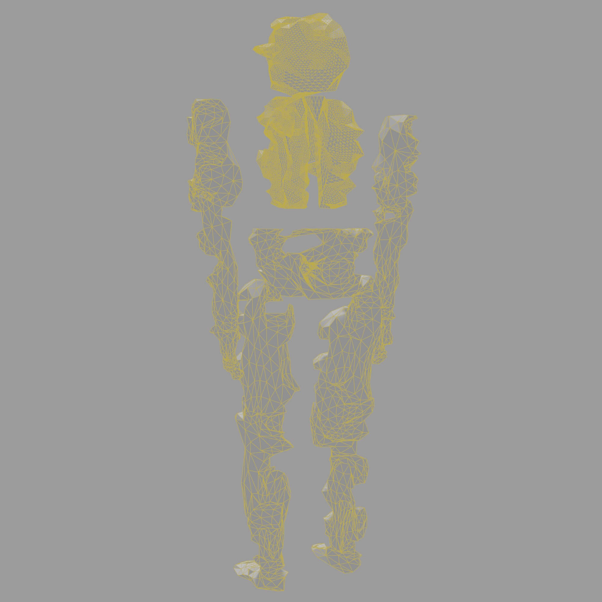 Glass Golem With Glowstick - 3D Model by japanzanuda