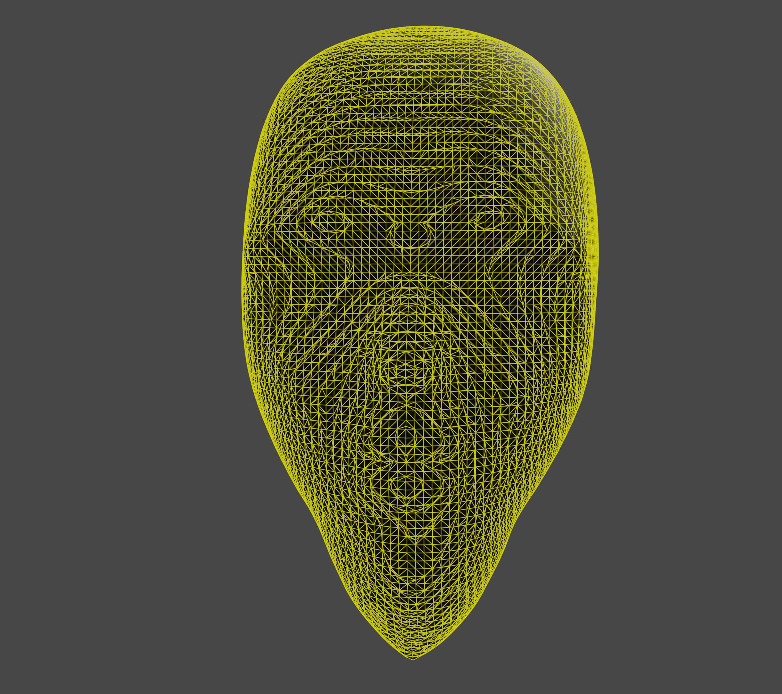 Gold Ritual Head - 3D Model by japanzanuda