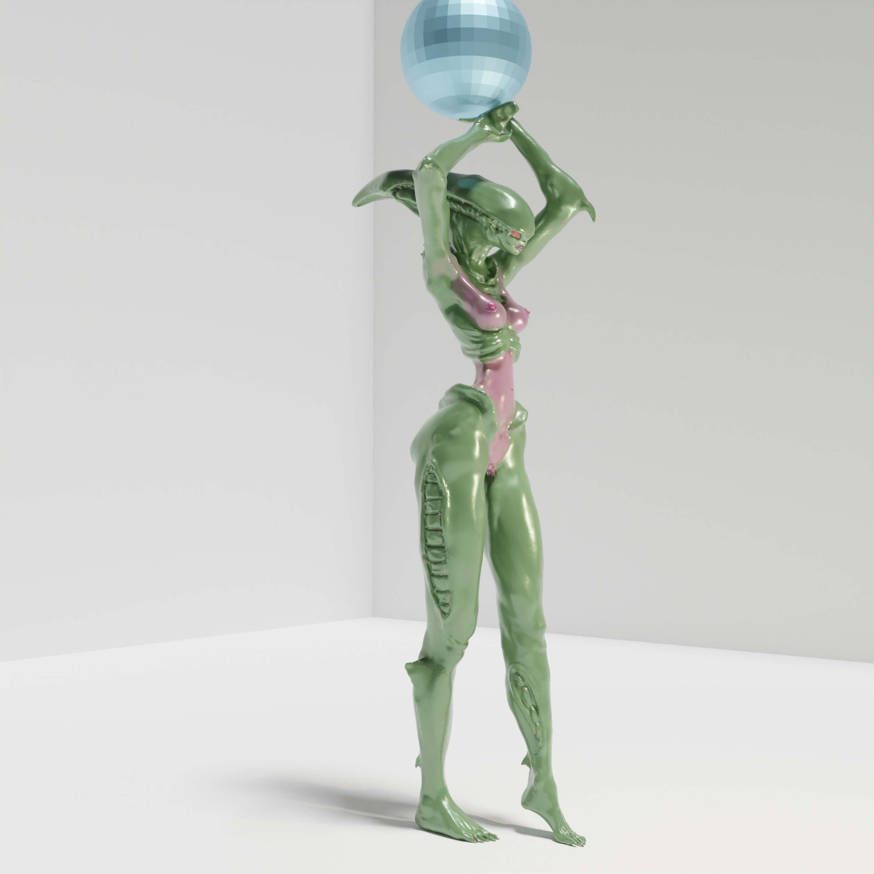 Half Breed Aliens And Humans Woman 3d Model By Japanzanuda