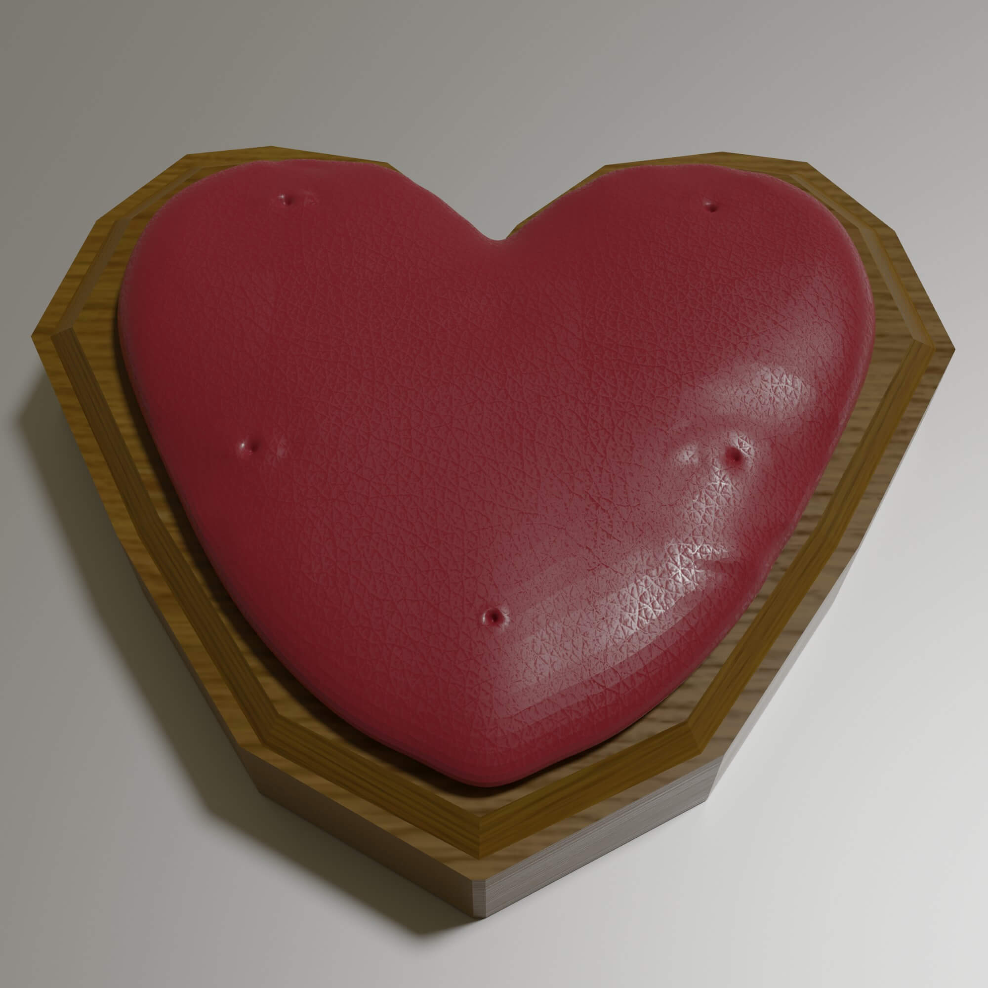 Heart Shaped Sofa - 3D Model by japanzanuda