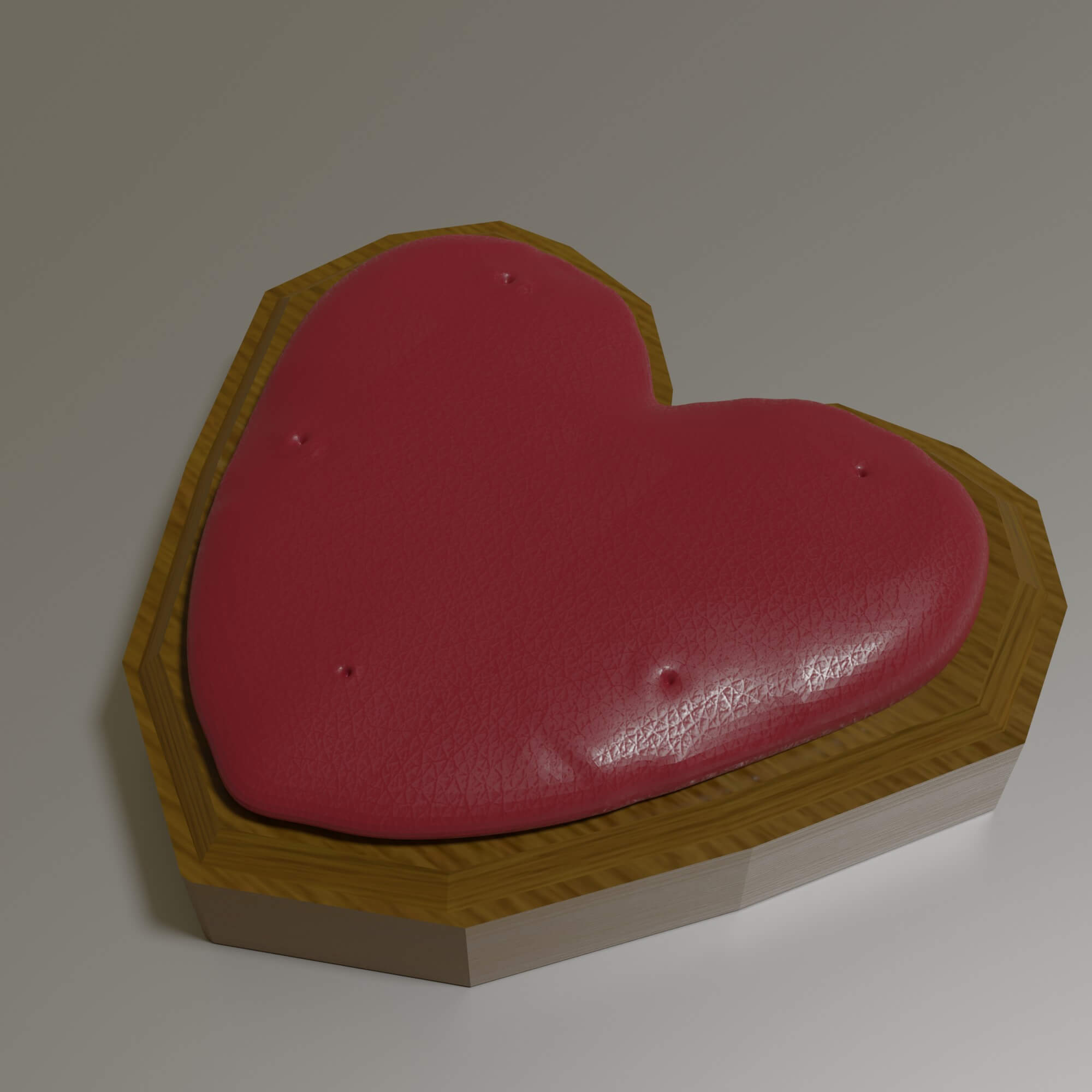 Heart Shaped Sofa - 3D Model by japanzanuda