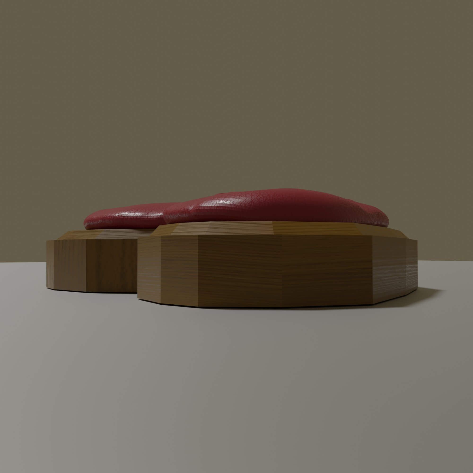 Heart Shaped Sofa - 3D Model by japanzanuda