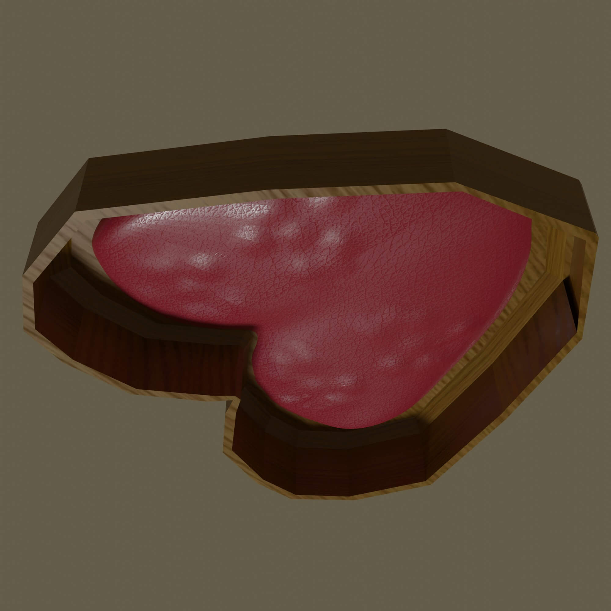 Heart Shaped Sofa - 3D Model by japanzanuda