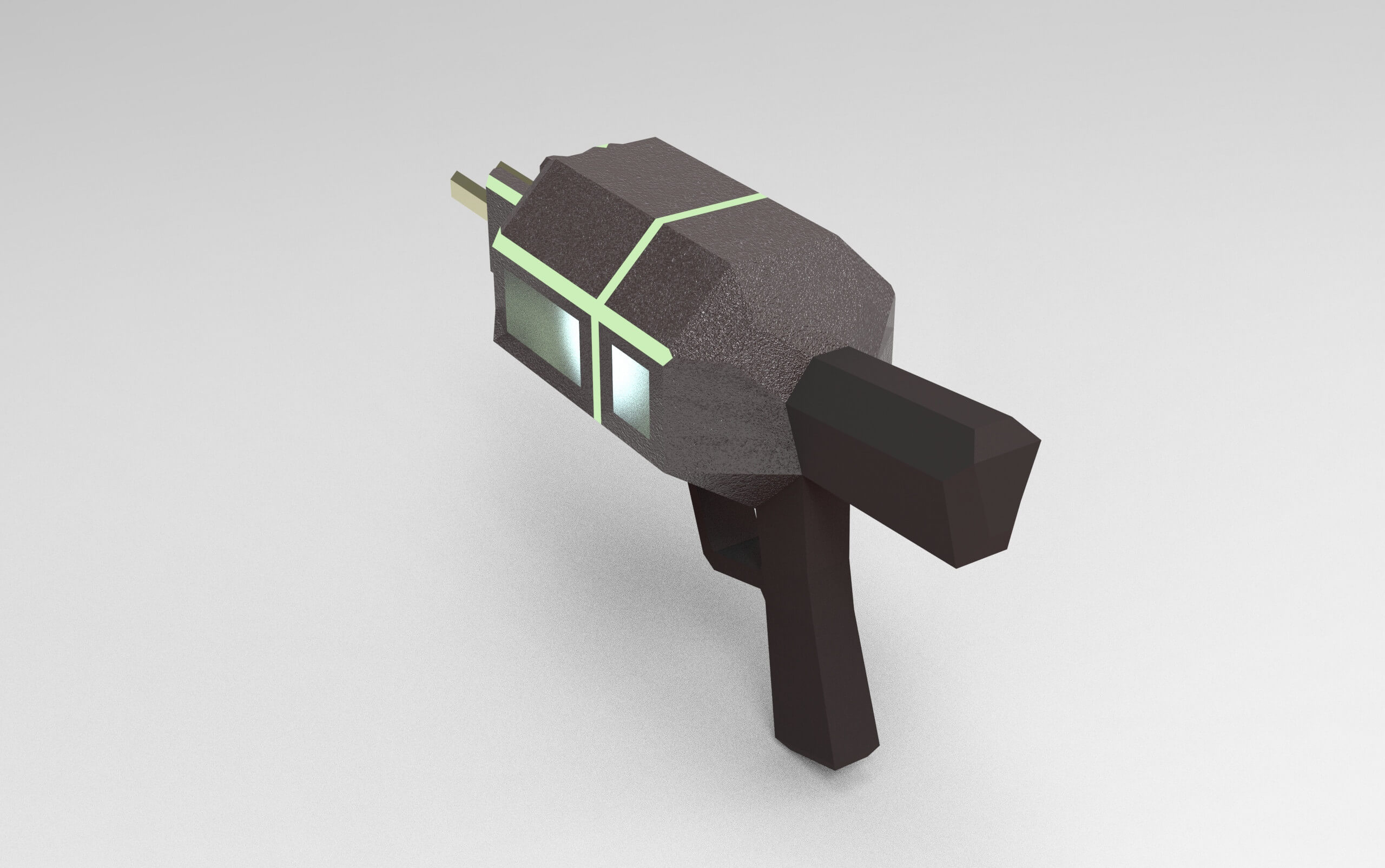 Laser Gun - 3D Model by japanzanuda
