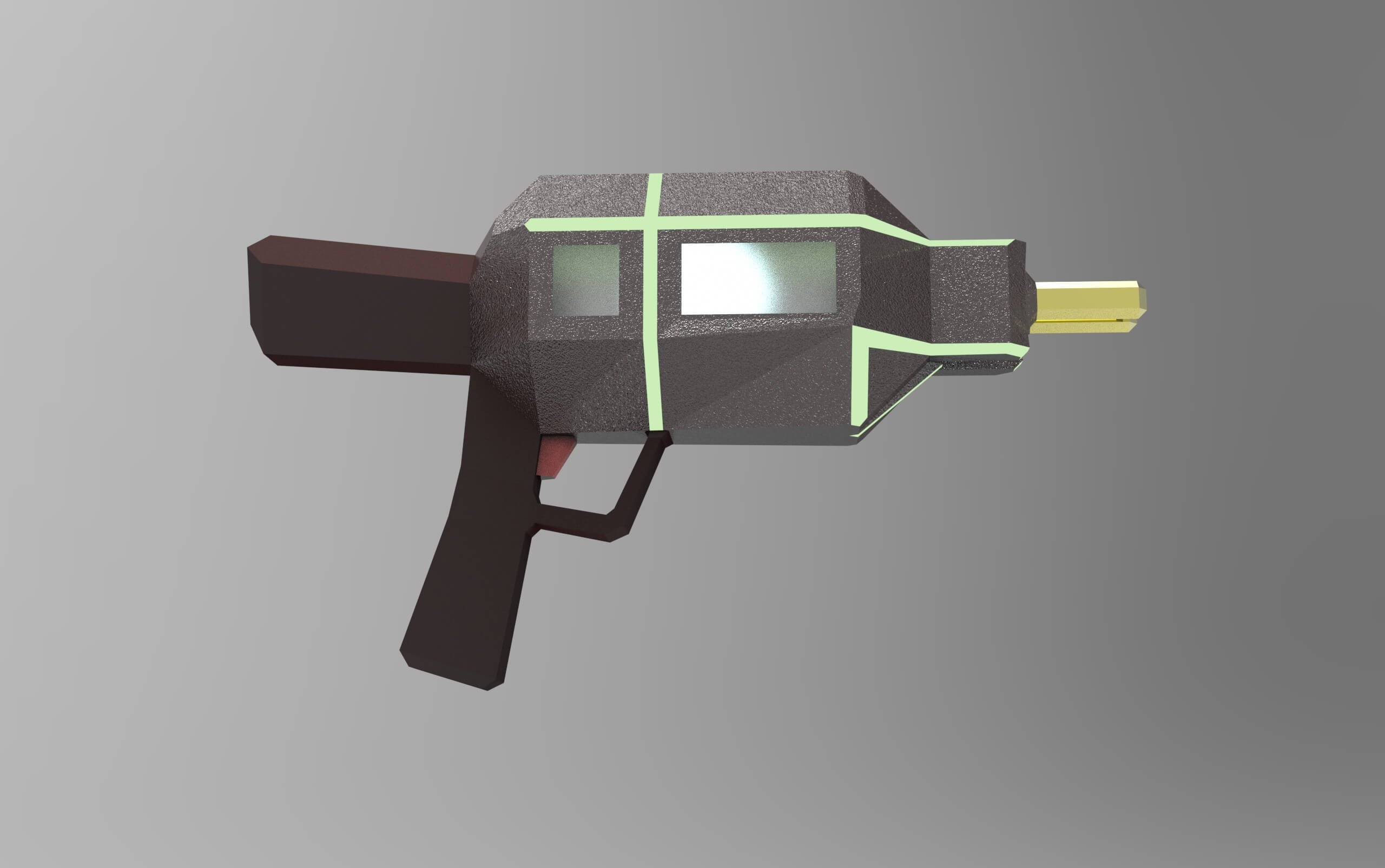 Laser Gun - 3D Model by japanzanuda