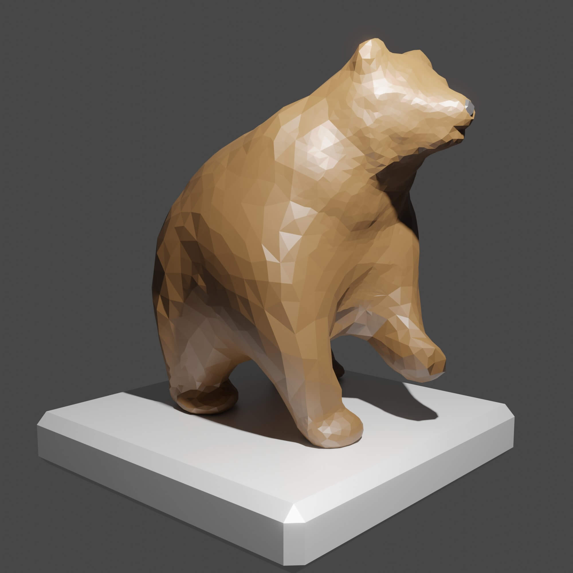 Cute Toy Bear - 3D Model by japanzanuda