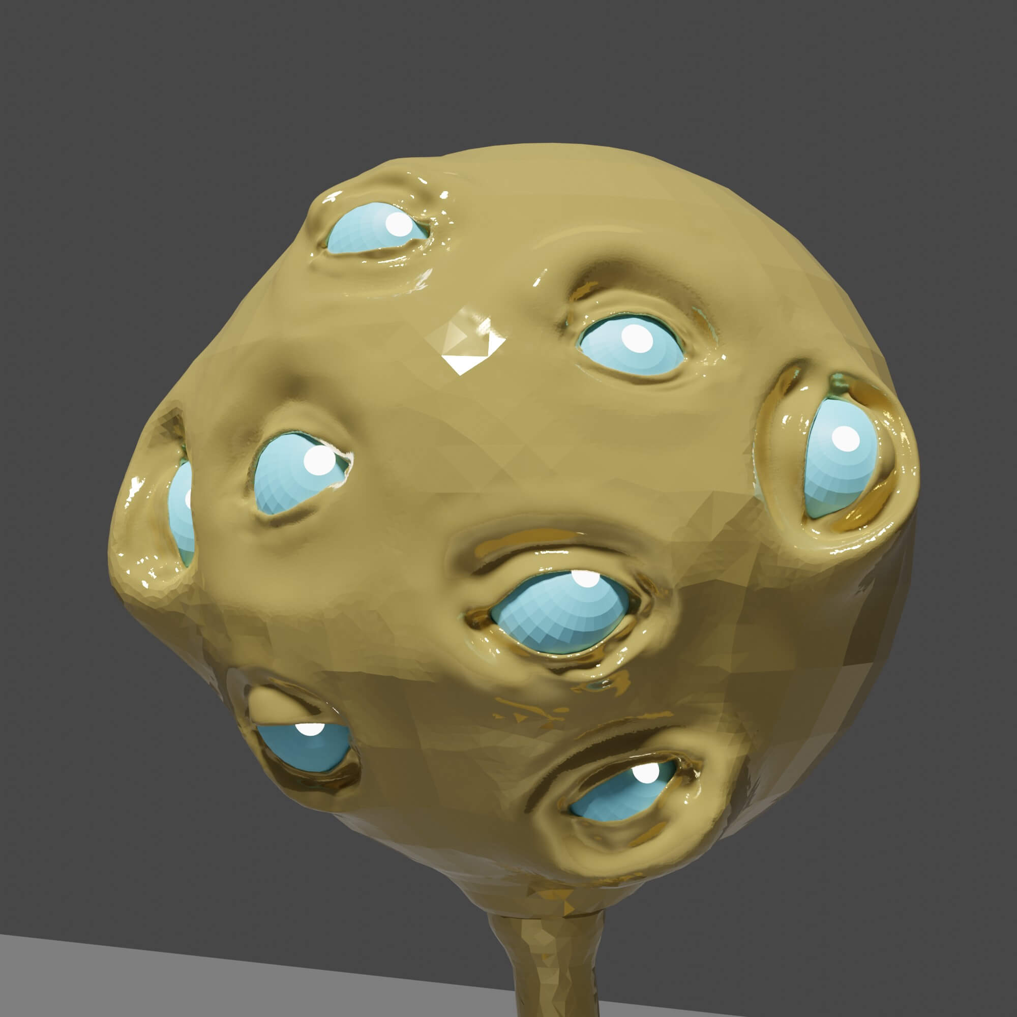 Many-Eyed Monster or Character 3D Model by japanzanuda