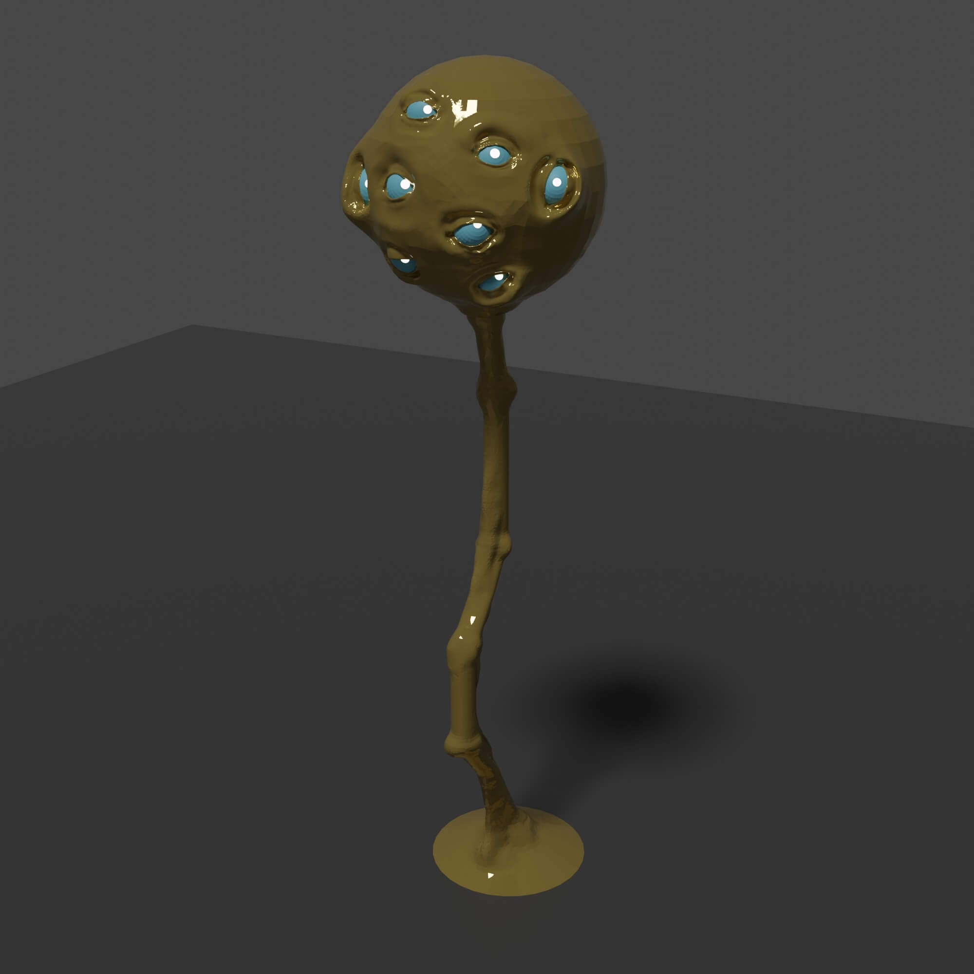 Many-Eyed Monster or Character 3D Model by japanzanuda