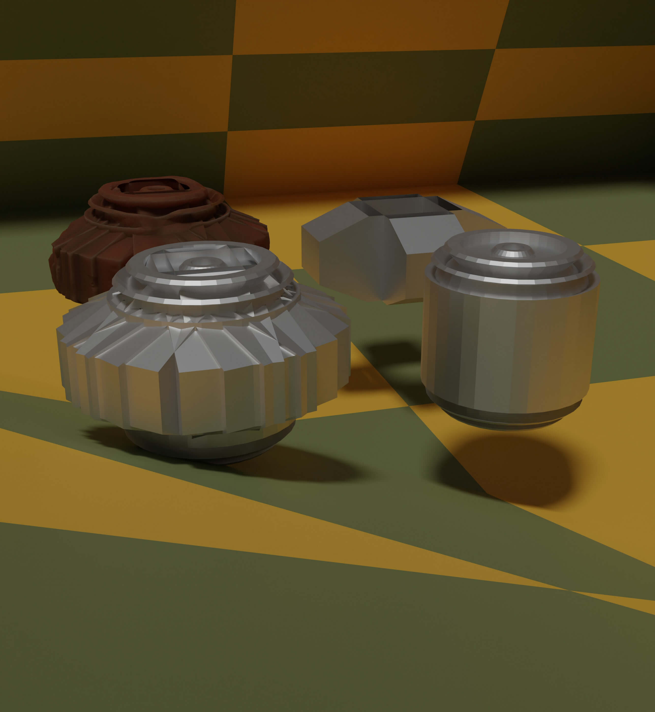 Metal Spare Parts - 3D Model by japanzanuda