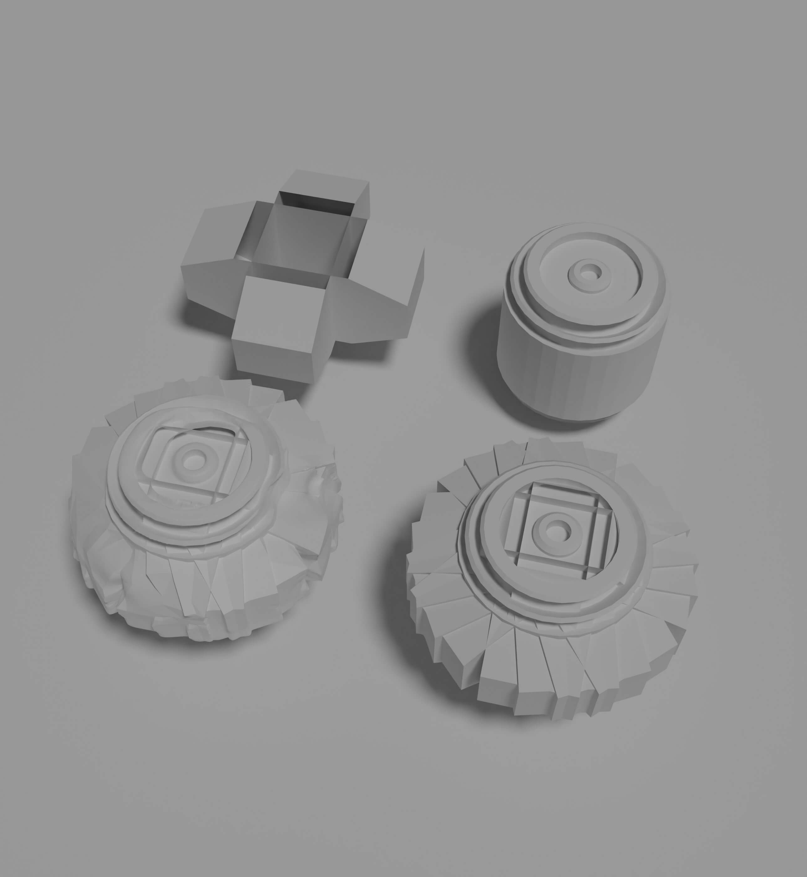 Metal Spare Parts - 3D Model by japanzanuda