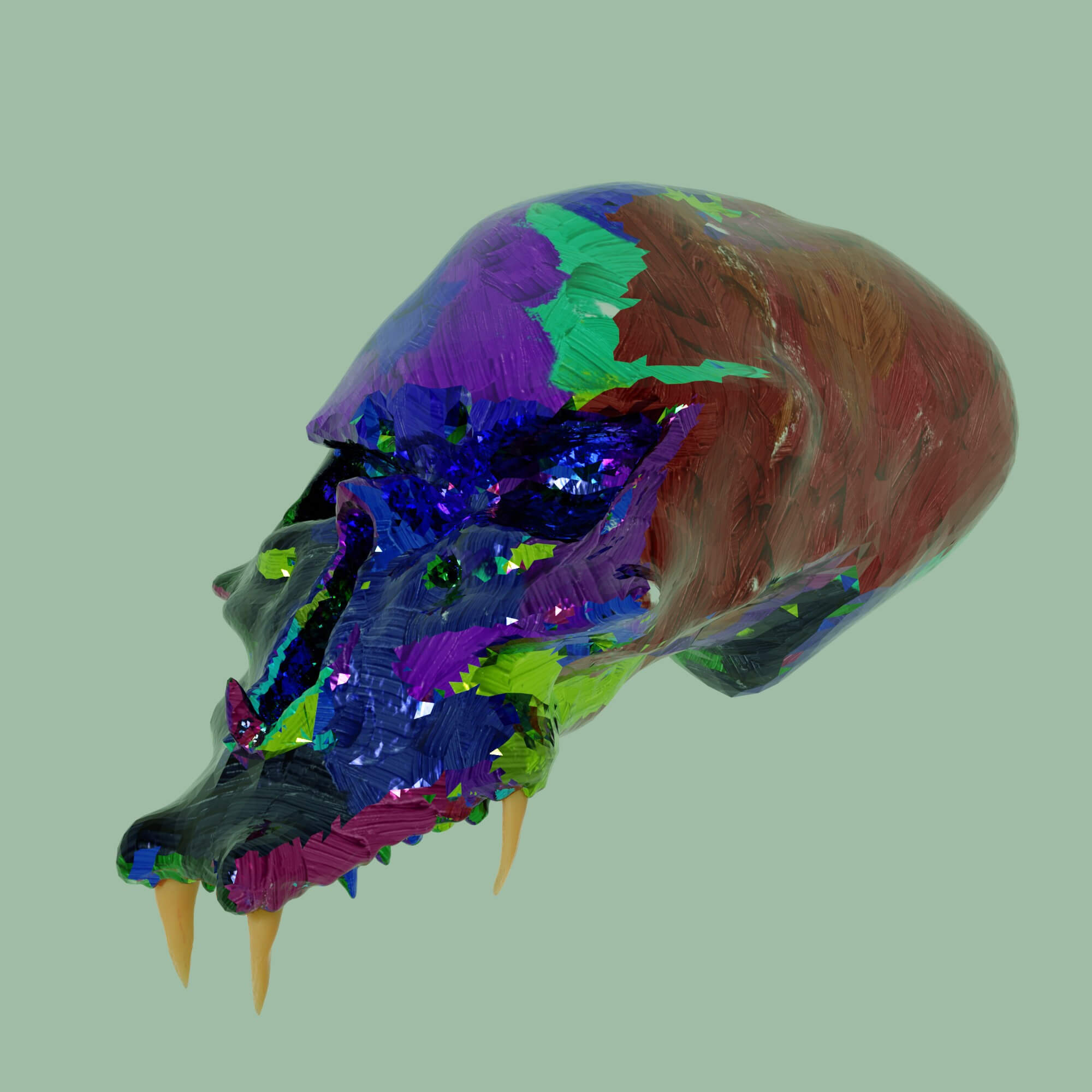 Magic Skull of The Beast - 3D Model by japanzanuda