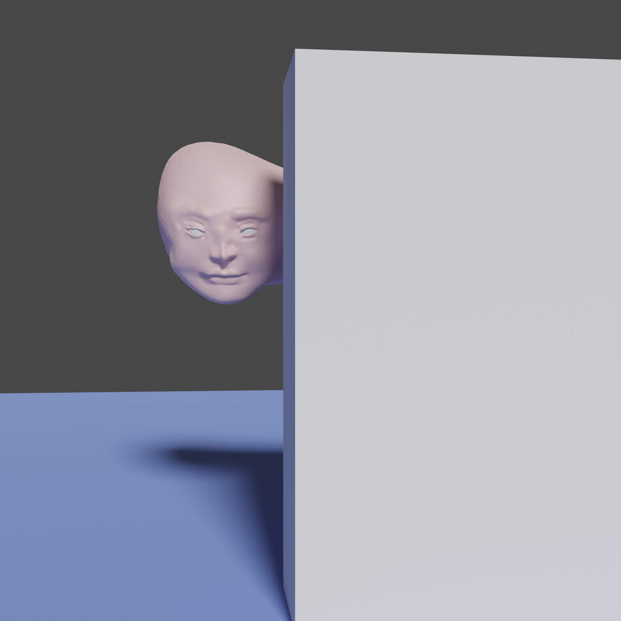 Monster Doll With a Human Face - 3D Model by japanzanuda