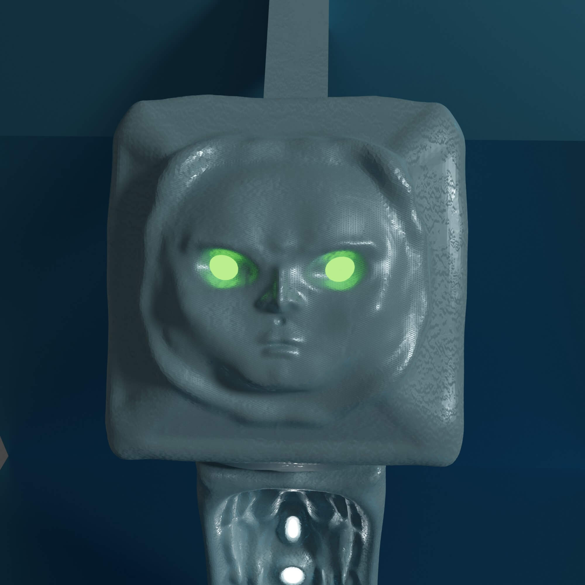 Robotic Alien Terminal Head - 3D Model by japanzanuda