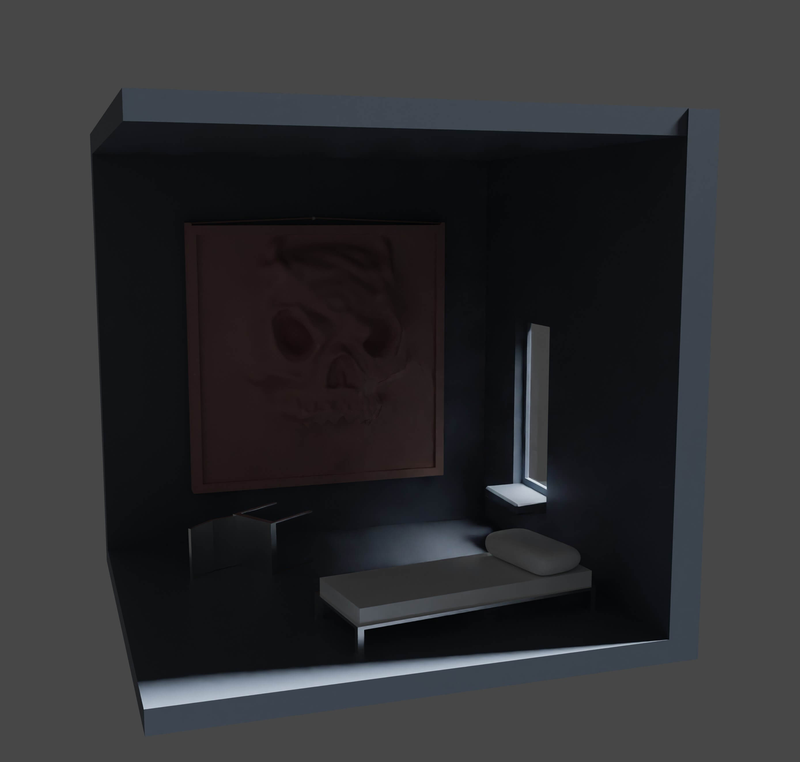 Scary Room - 3D Model by japanzanuda