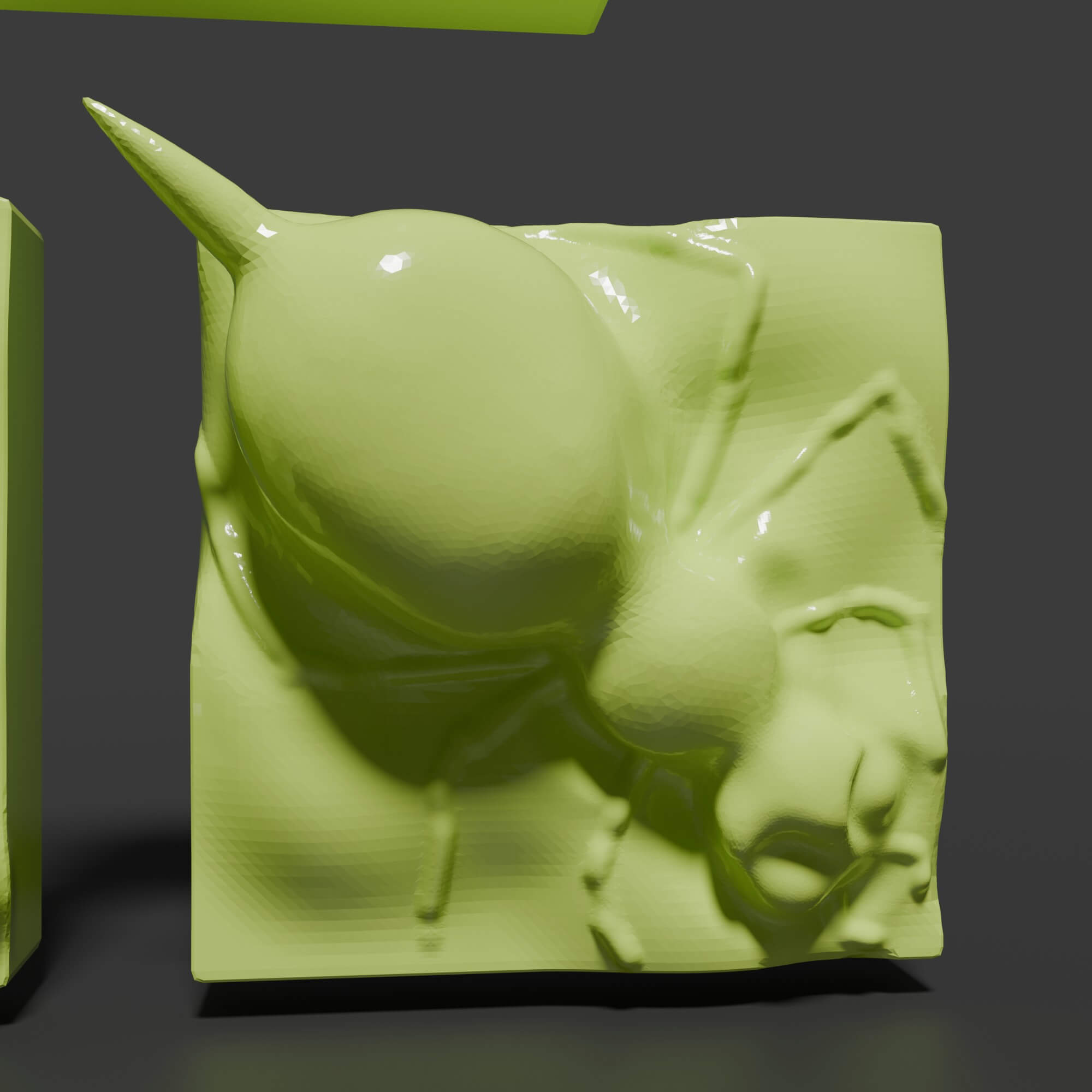 Set of Tiles With Astronaut and Insects - 3D Model by japanzanuda