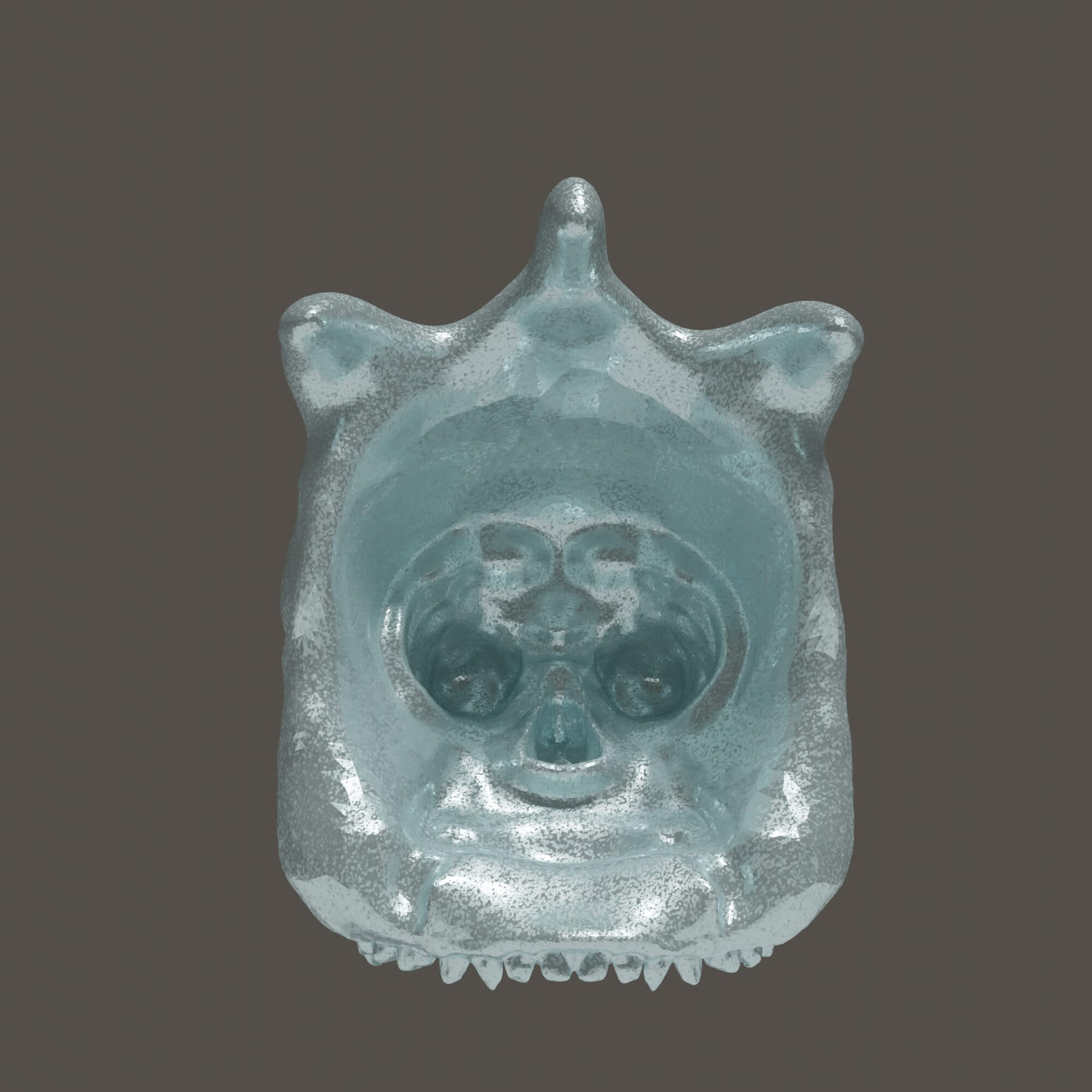 Skull With Concave Face - 3D Model by japanzanuda