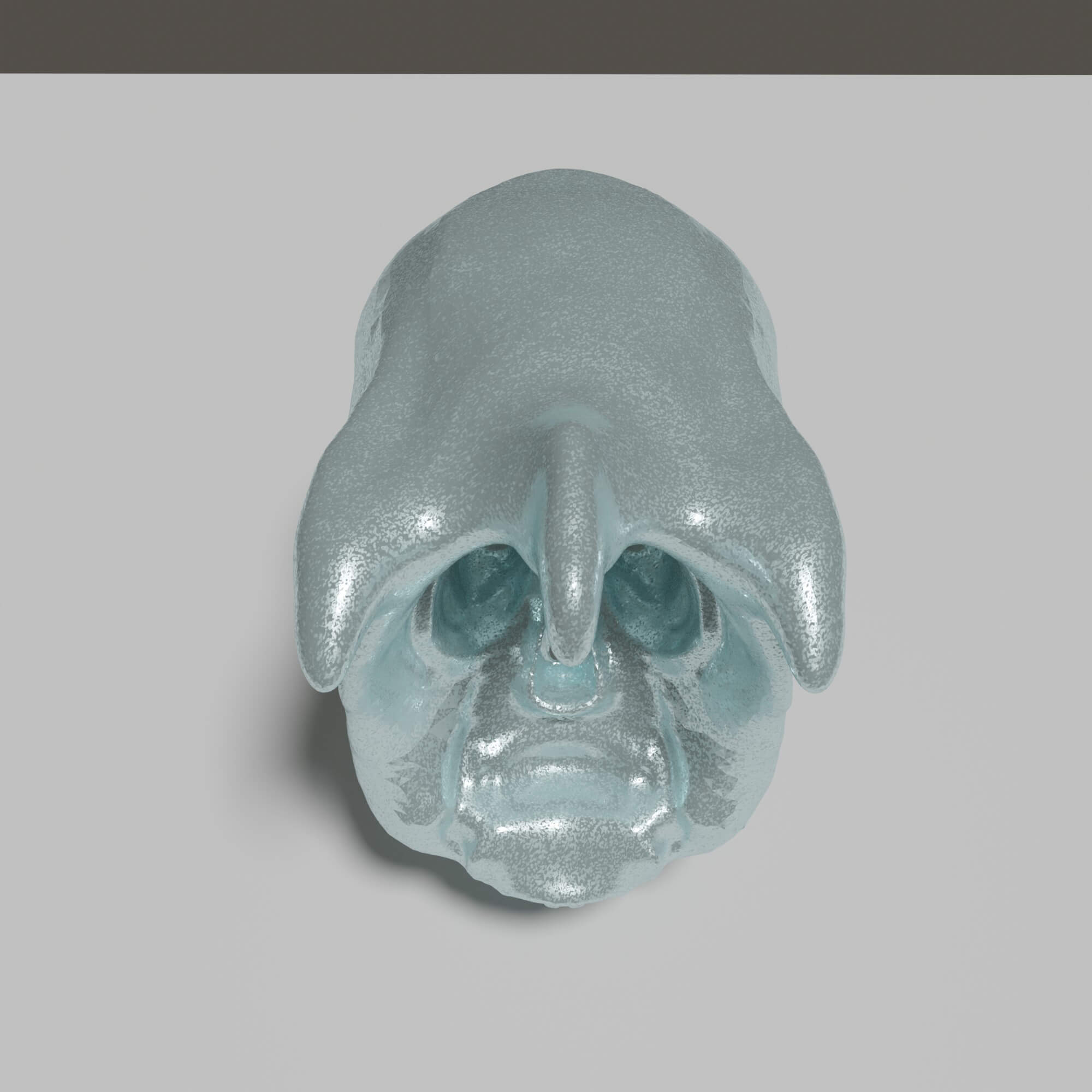 Skull With Concave Face - 3D Model by japanzanuda