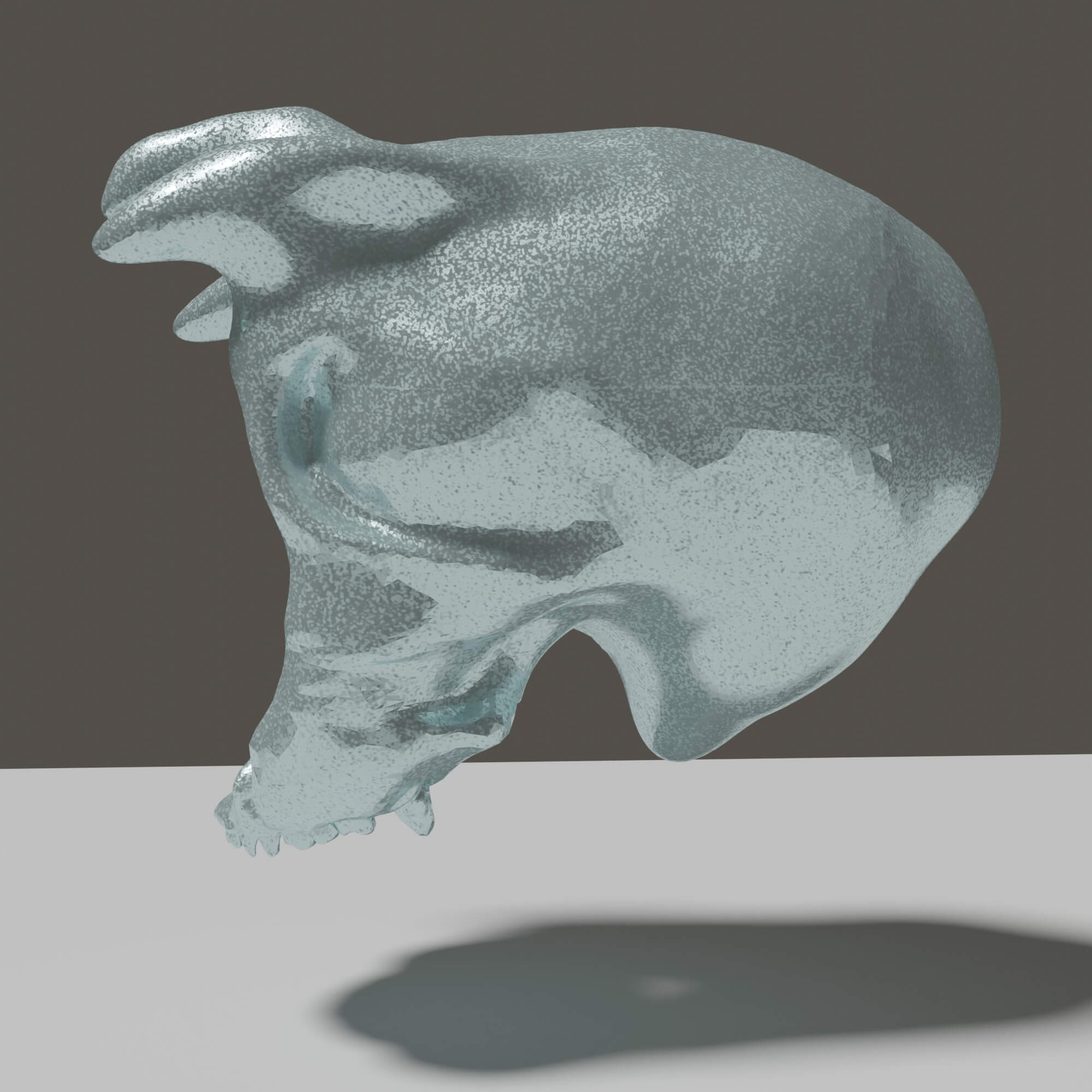 Skull With Concave Face - 3D Model by japanzanuda