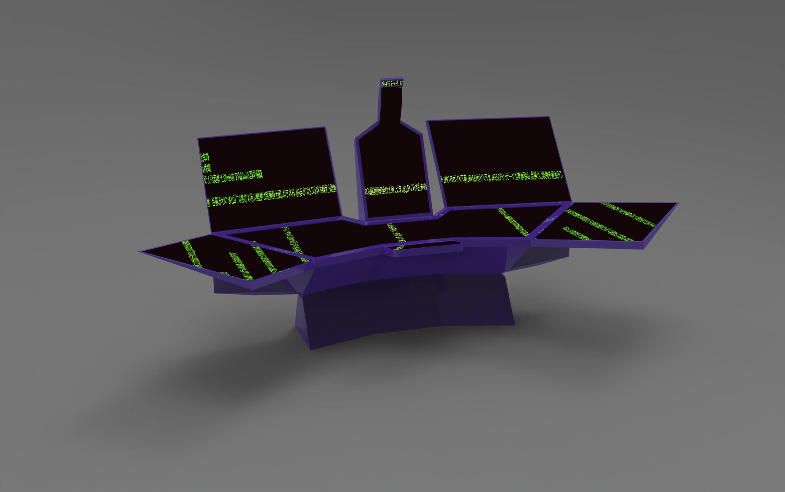 Spacecraft Control Sci-Fi Table 3D Model by japanzanuda