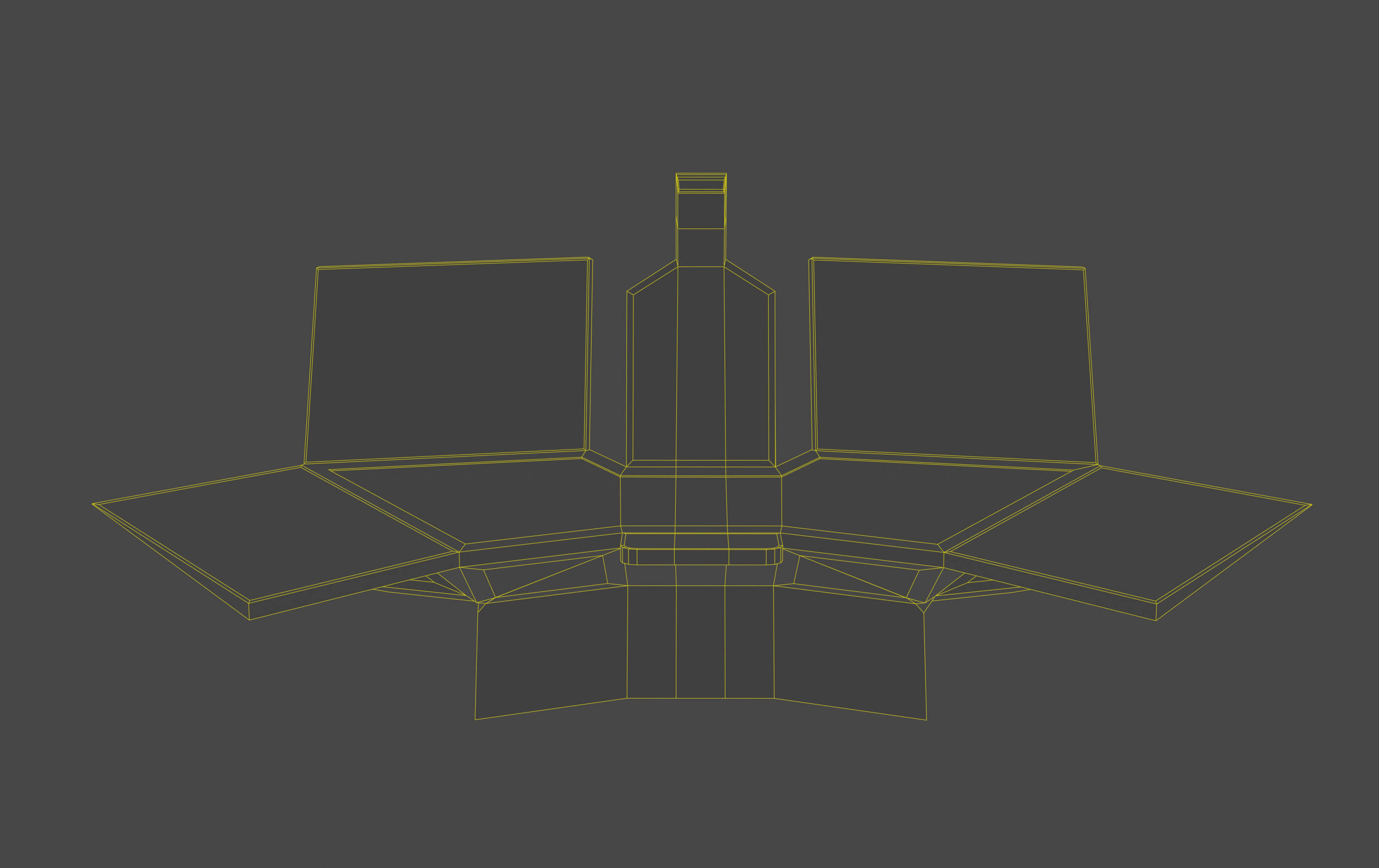 Spacecraft Control Sci-Fi Table 3D Model by japanzanuda