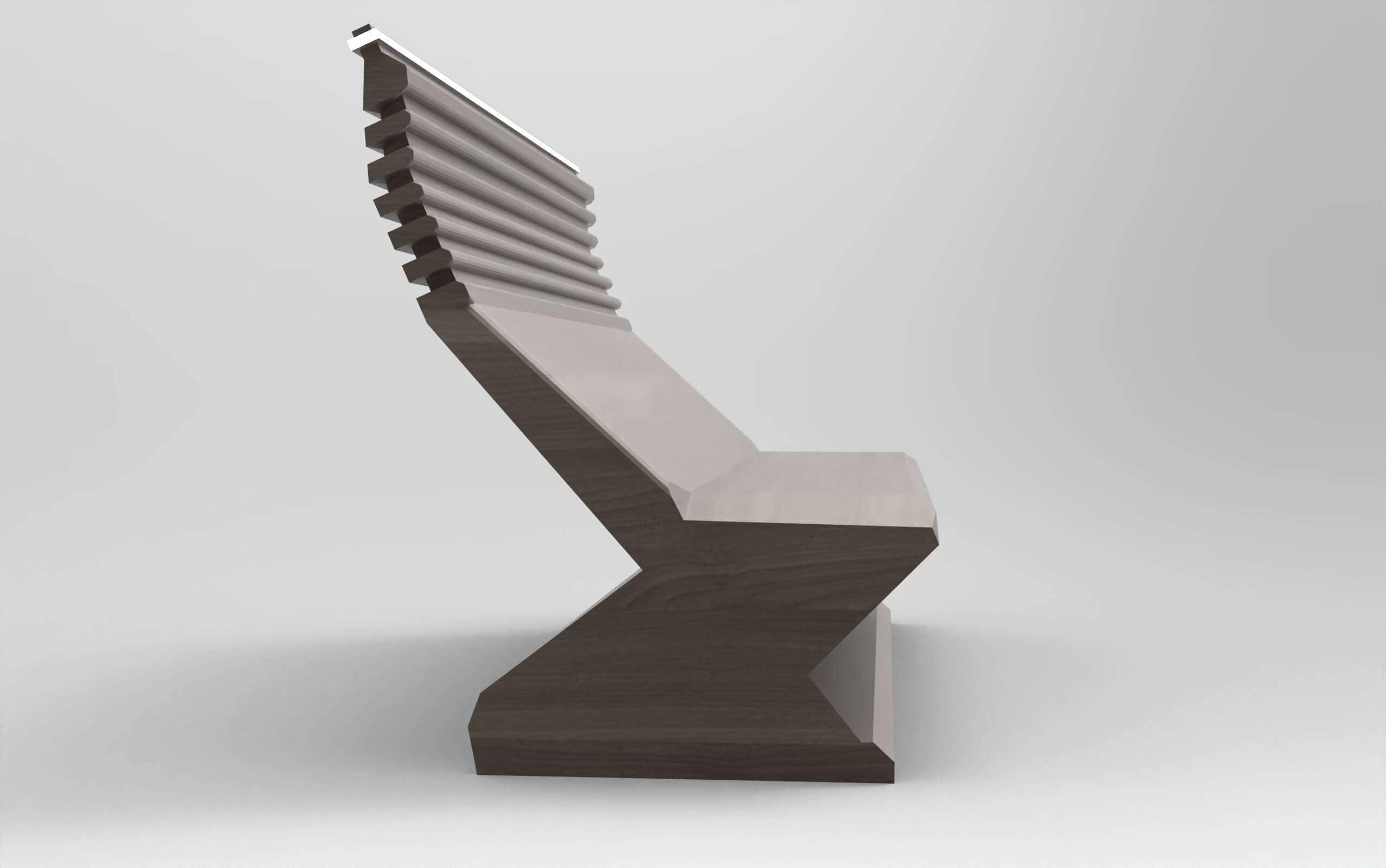 Street Bench With Lighting - 3D Model by japanzanuda