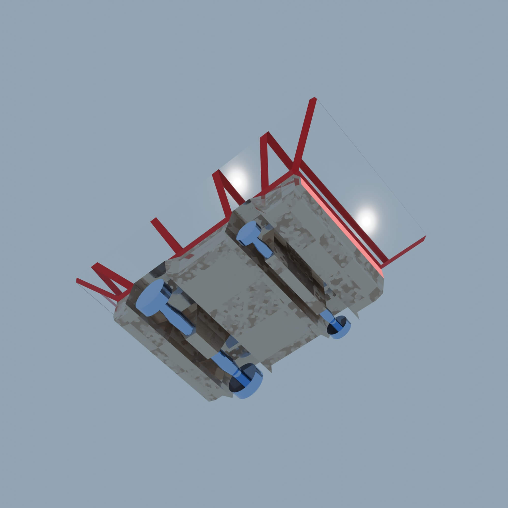 Toy Car with a Bulging Cabin - 3D Model by japanzanuda