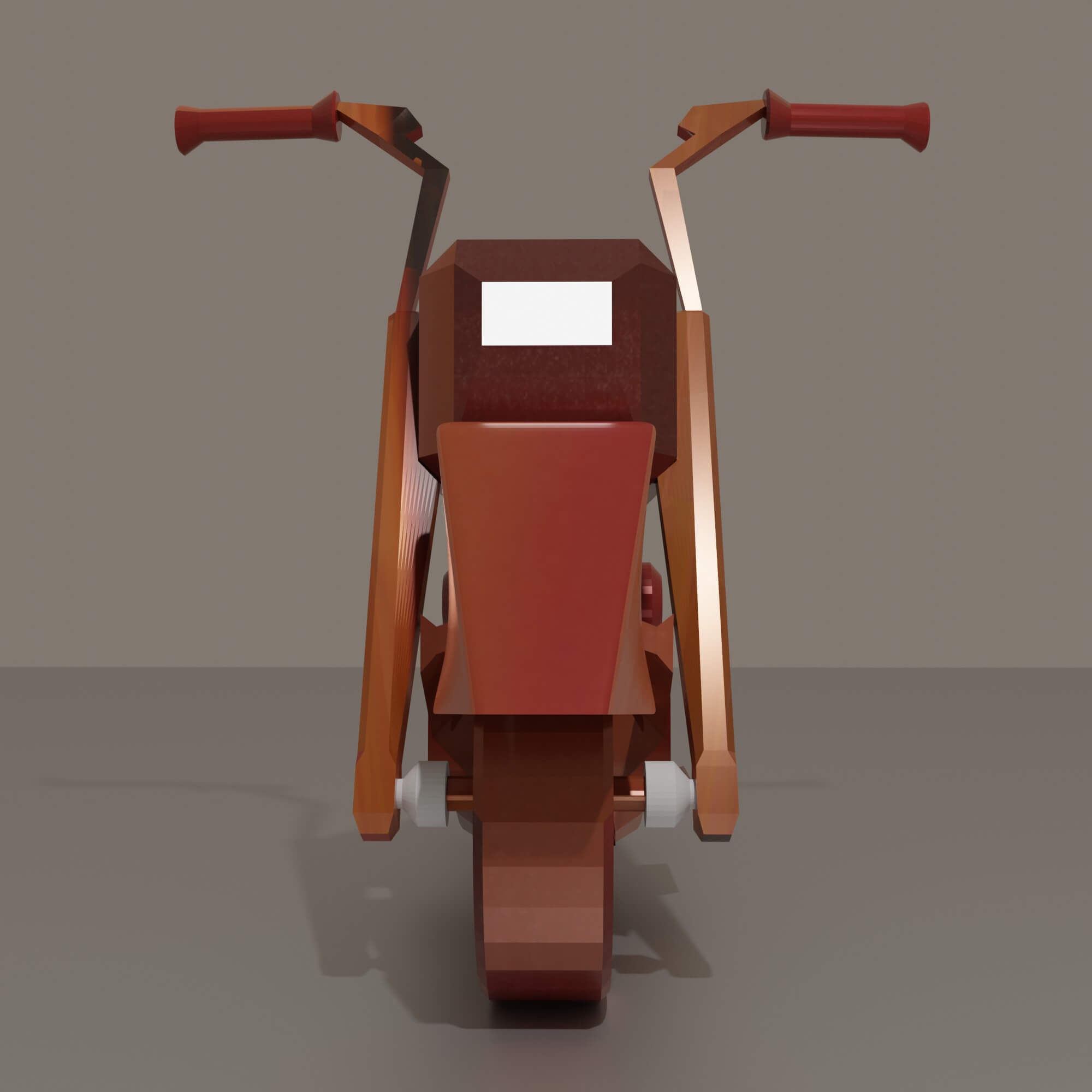 Toy Wooden Motorcycle - 3D Model by japanzanuda