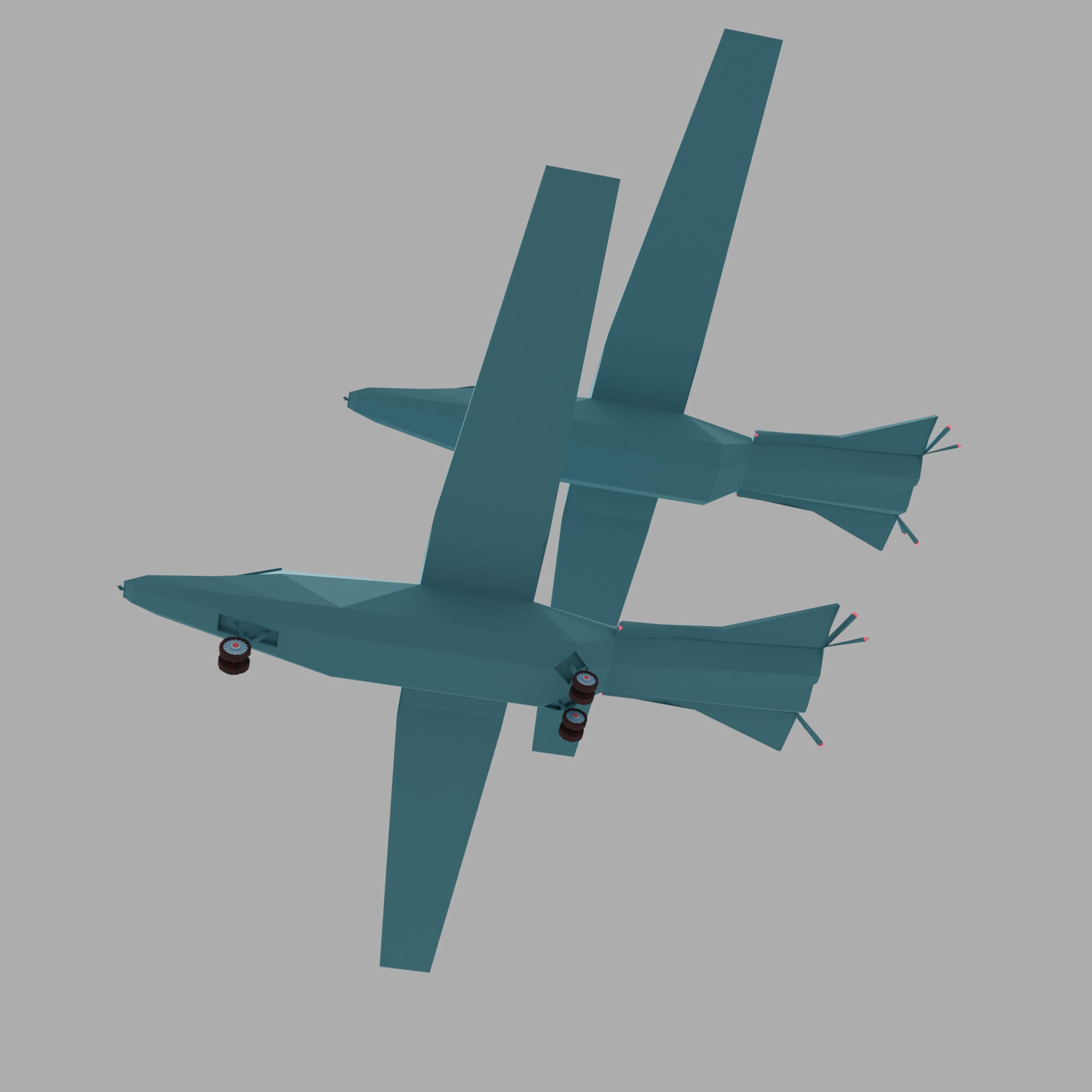Toy Reconnaissance Aircraft - 3D Model by japanzanuda