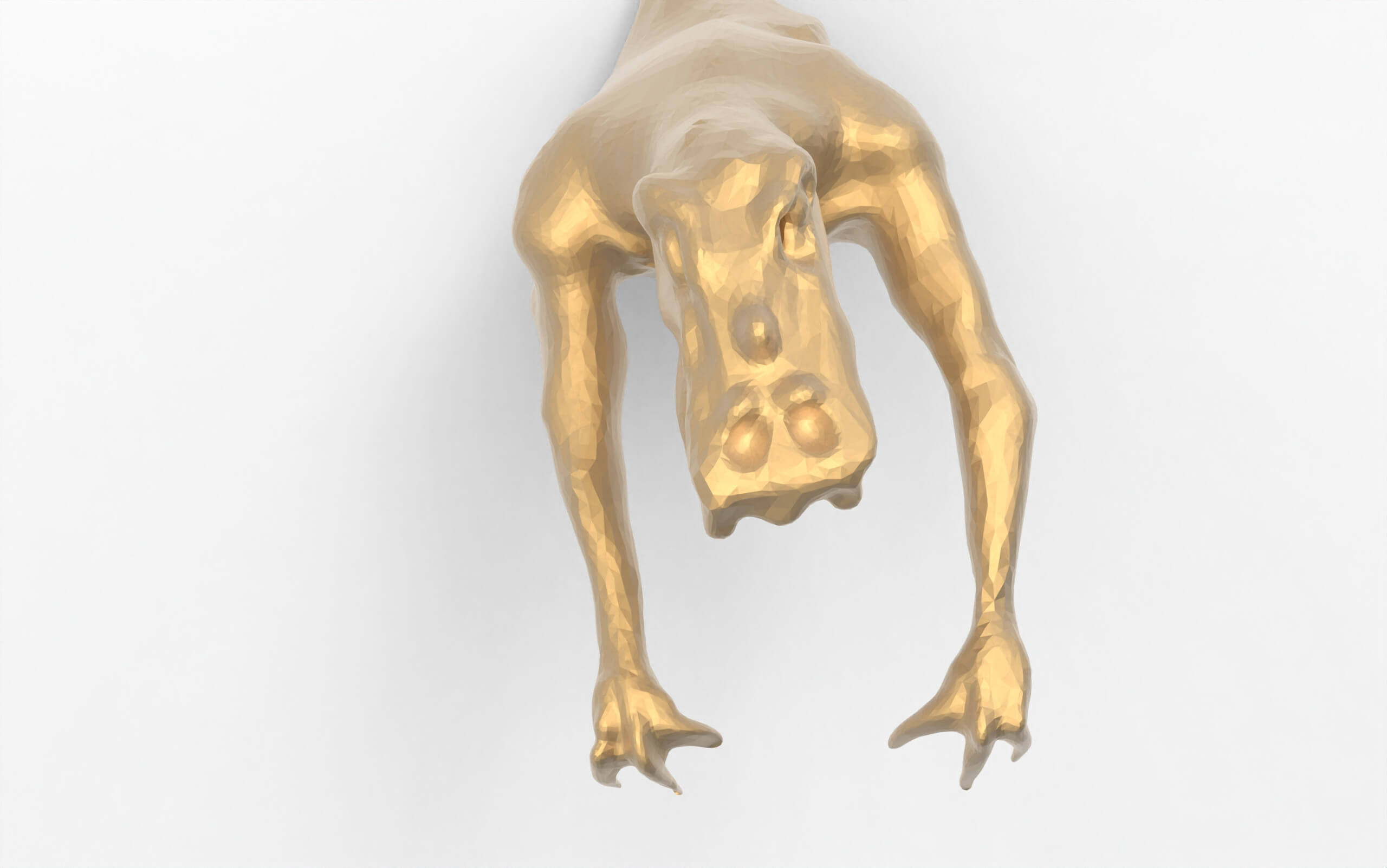 Upper Body of a Monster - 3D Model by japanzanuda