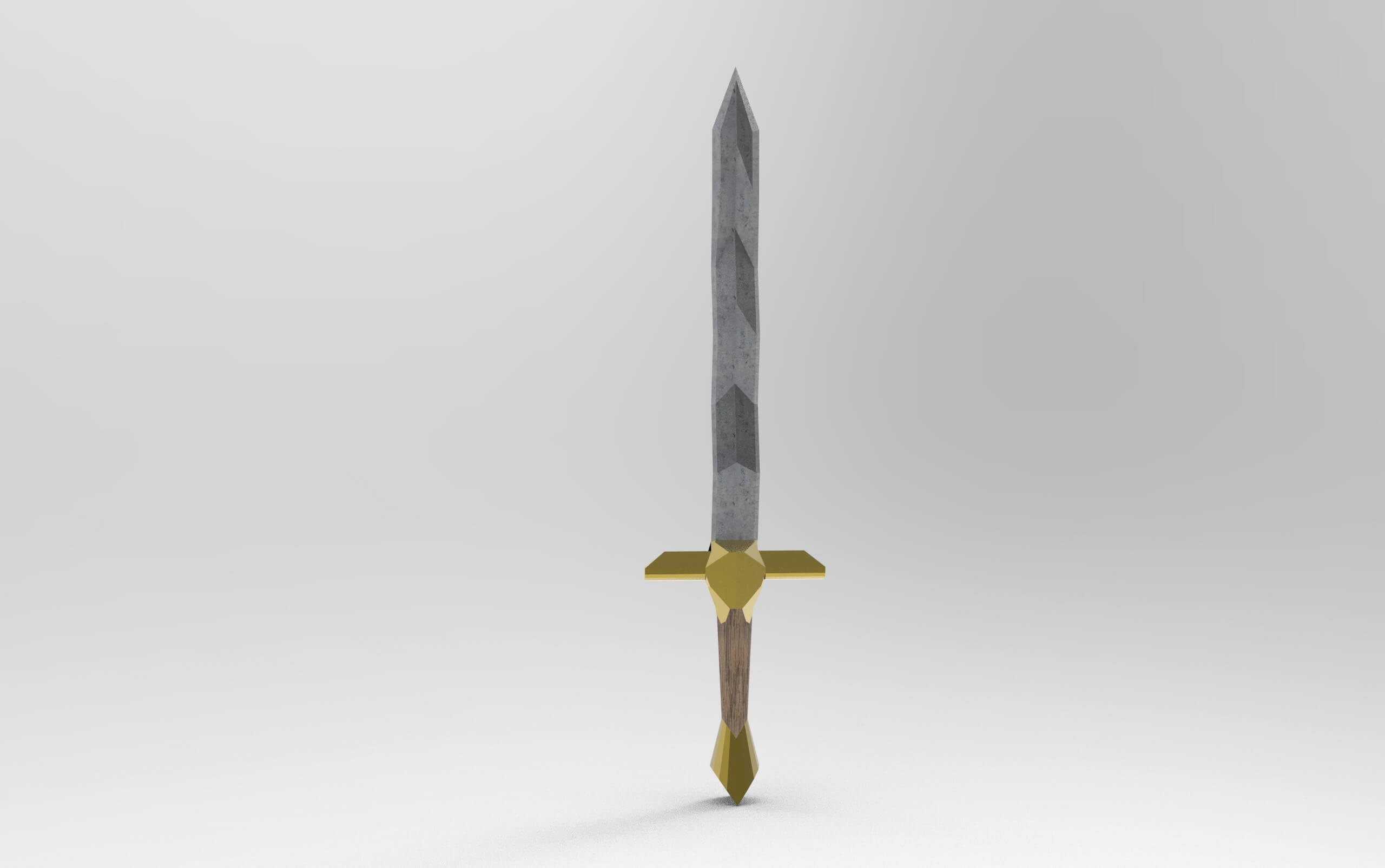 Wavy Sword - 3D Model by japanzanuda