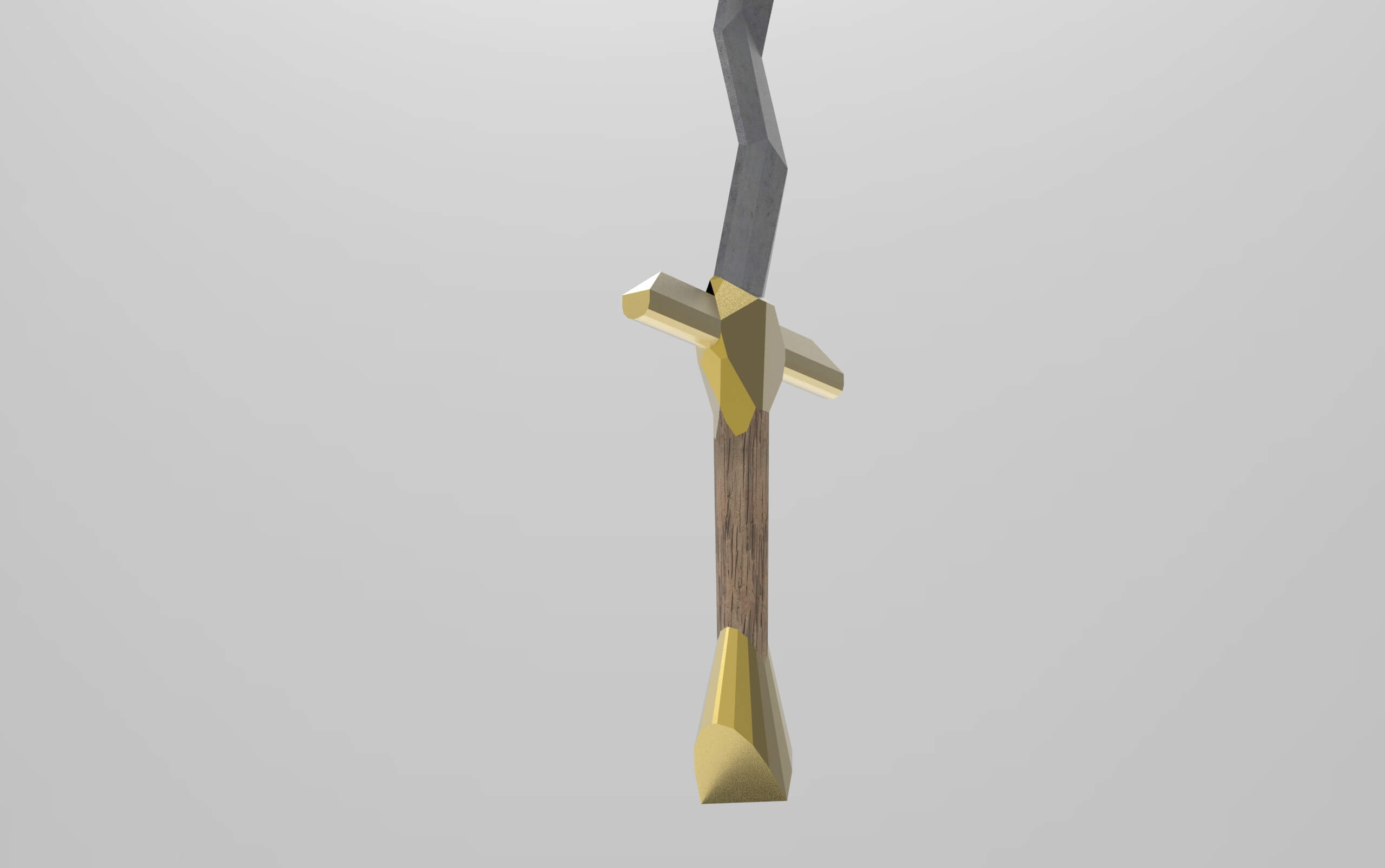 Wavy Sword - 3D Model by japanzanuda