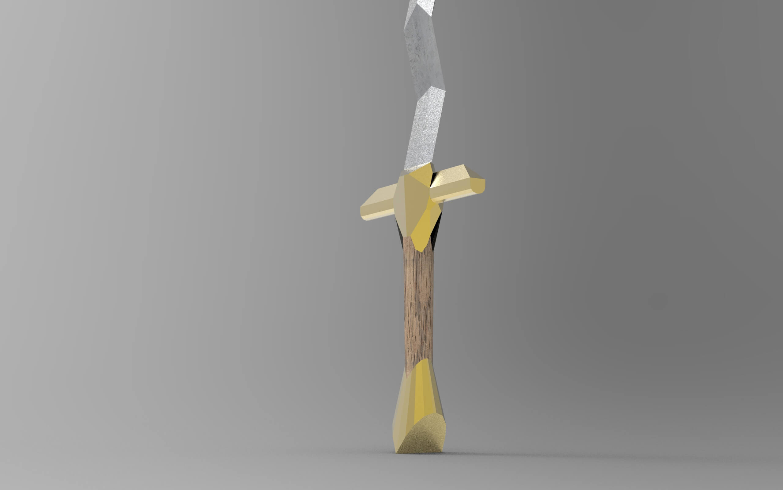 Wavy Sword - 3D Model by japanzanuda