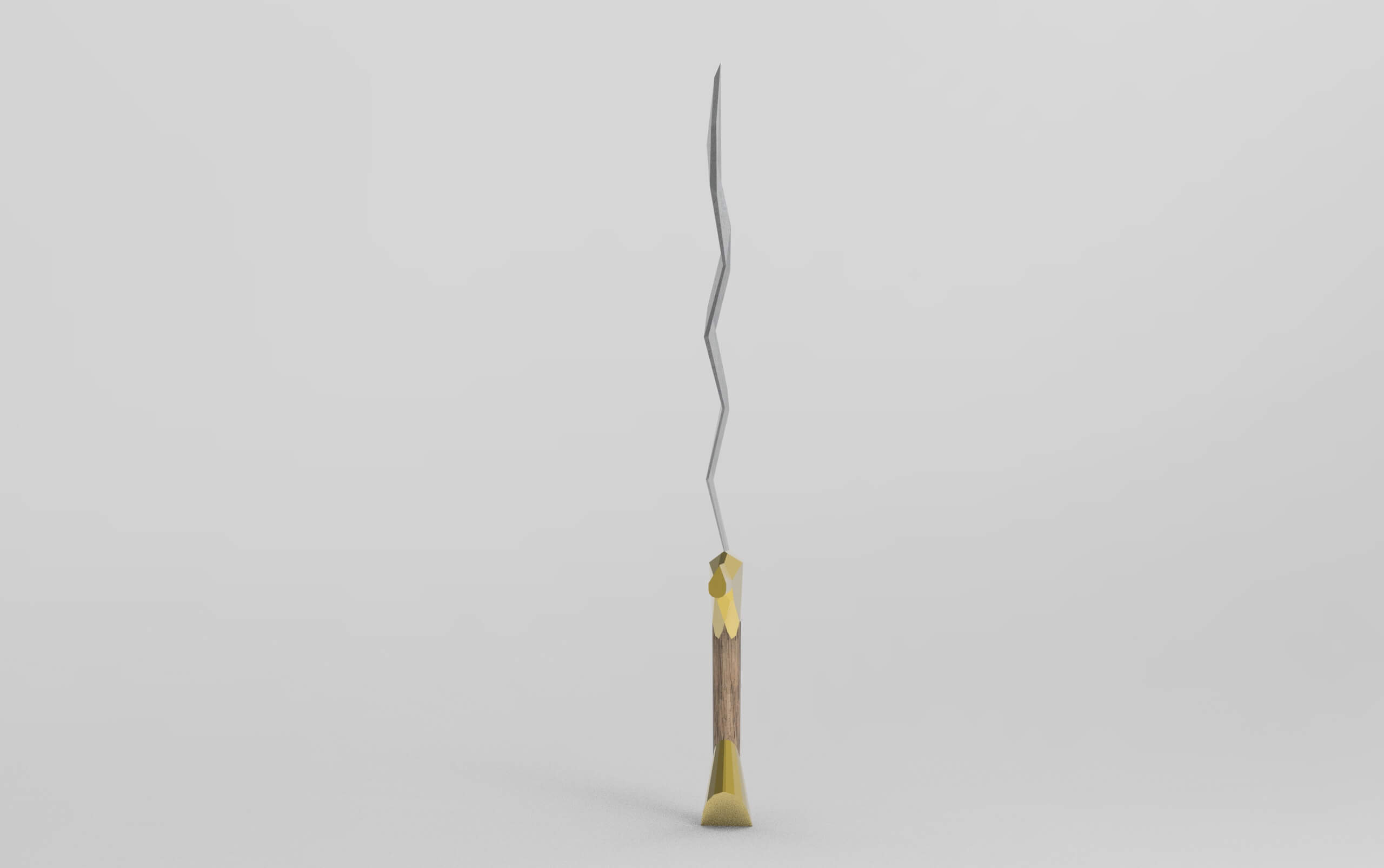 Wavy Sword - 3D Model by japanzanuda