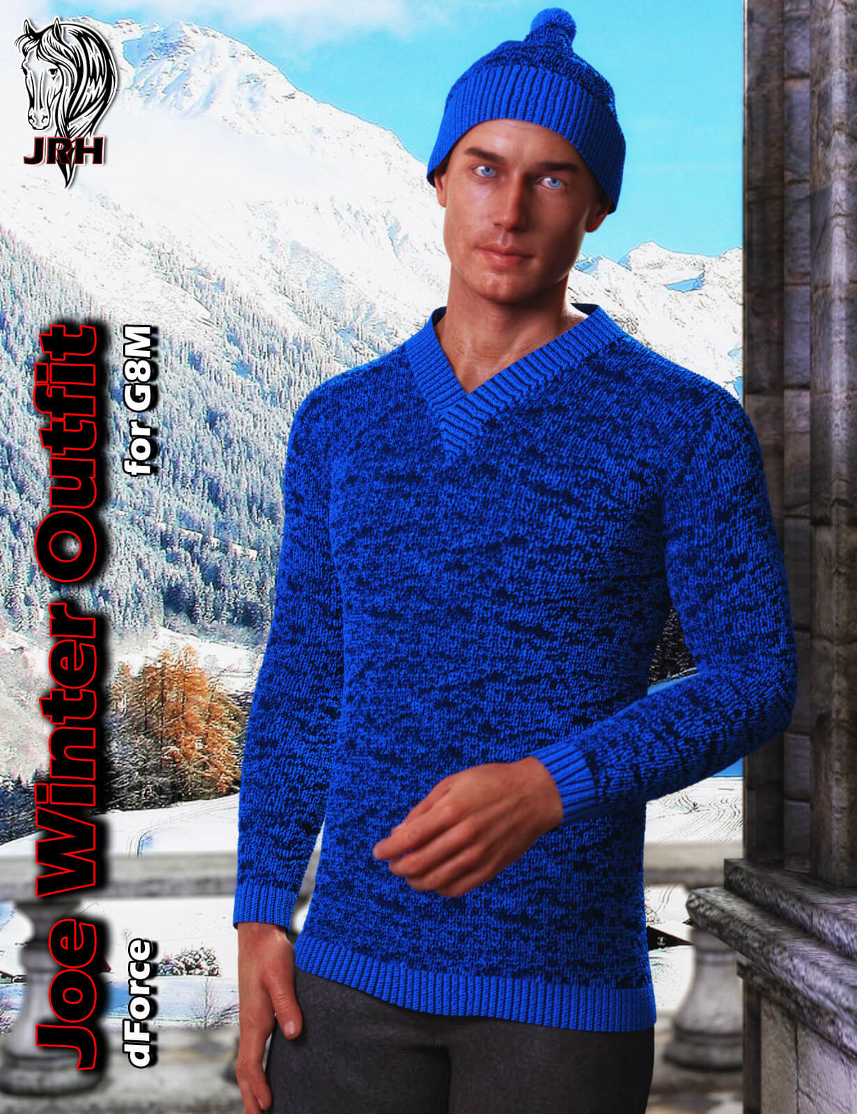 JRH DForce Joe Winter Outfit for G8M - Daz Content by JaReHorse