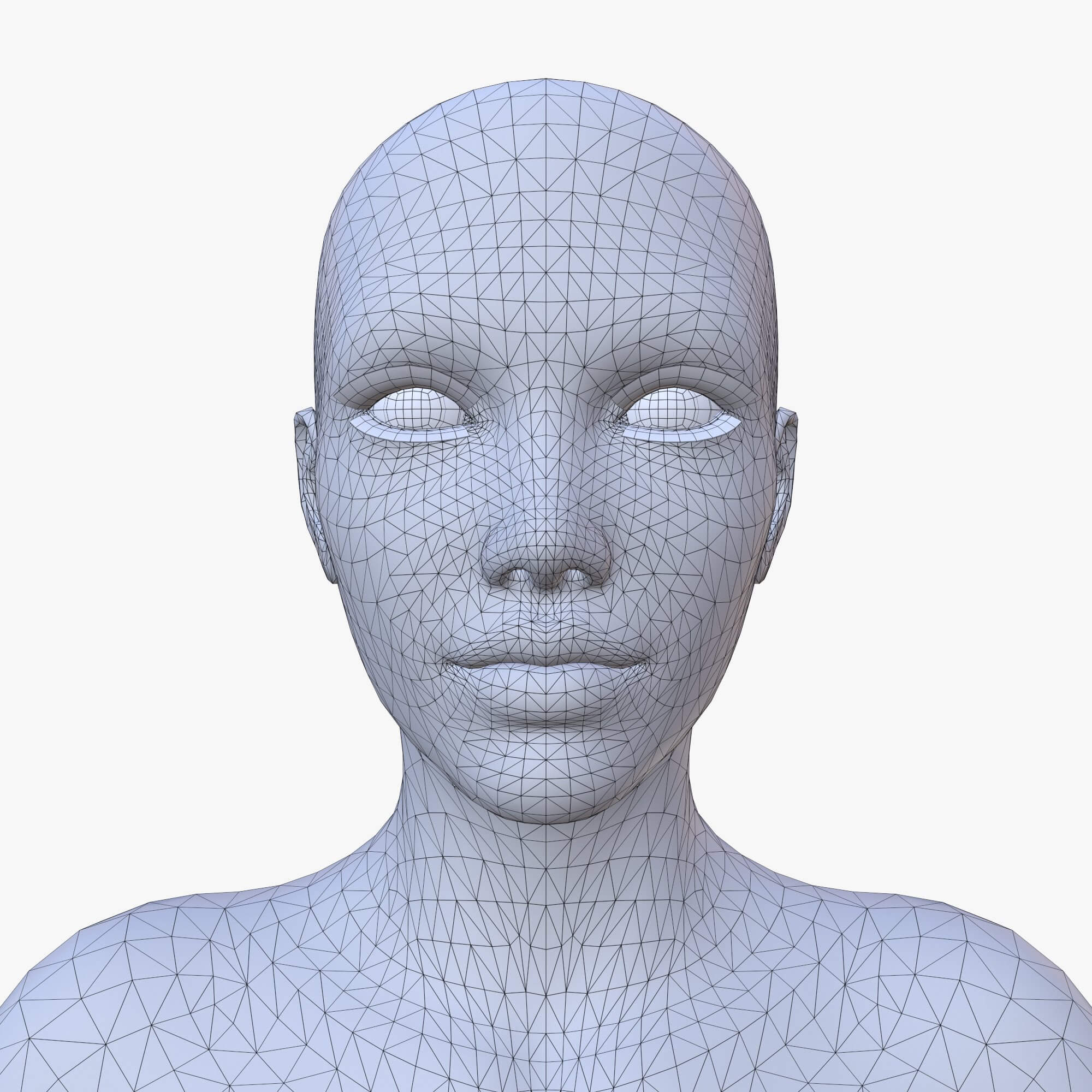 20 Female Base Mesh Vol- 01+02 (1-20) 3D Model by jasirkt