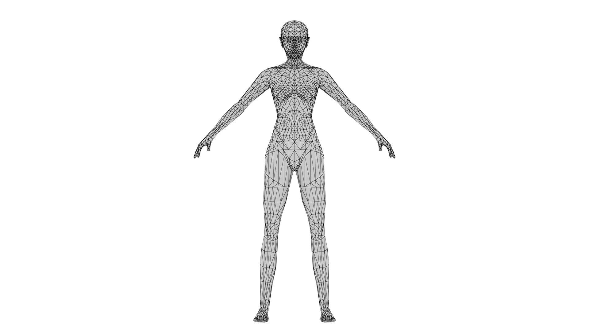 Female 3 - 3D Model by jasirkt