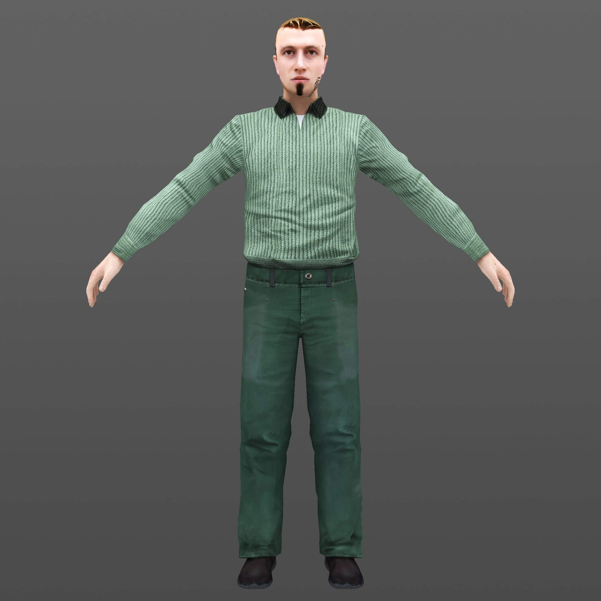 Man 1 To 20 -With 250 Animations 3D Model by jasirkt