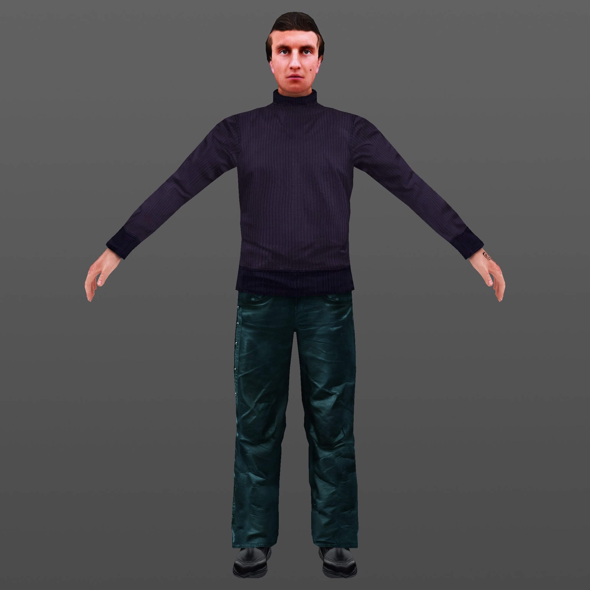 Man 1 To 20 -With 250 Animations 3D Model by jasirkt