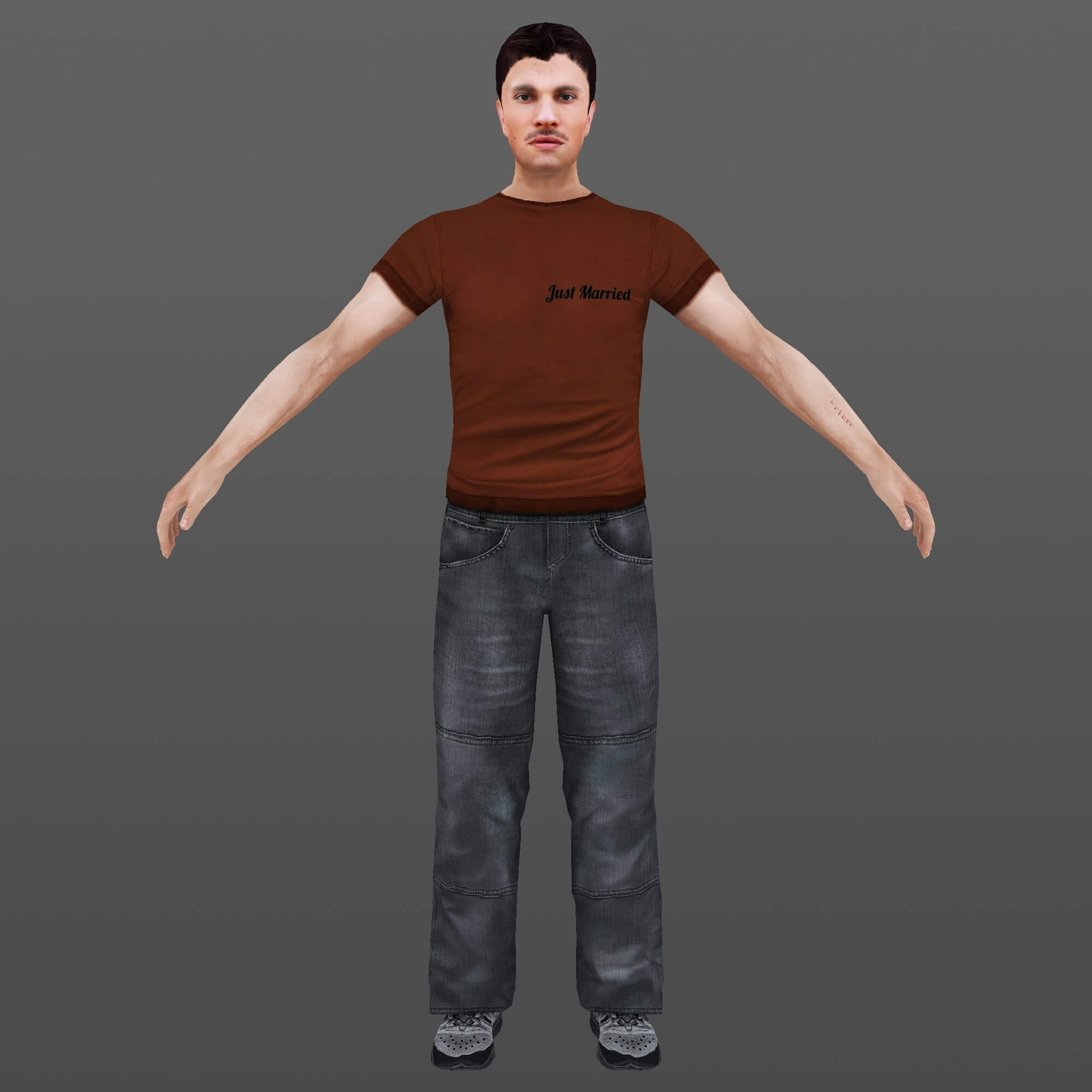 Man 1 To 20 -With 250 Animations 3D Model by jasirkt