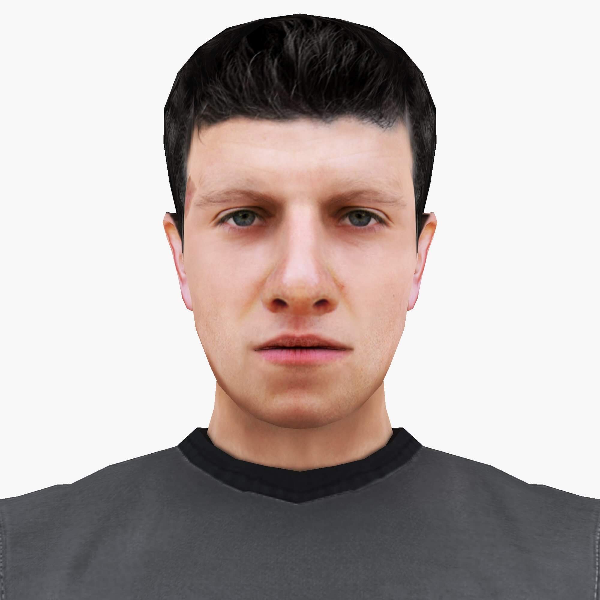 Man 13 -With 250 Animations 3D Model by jasirkt