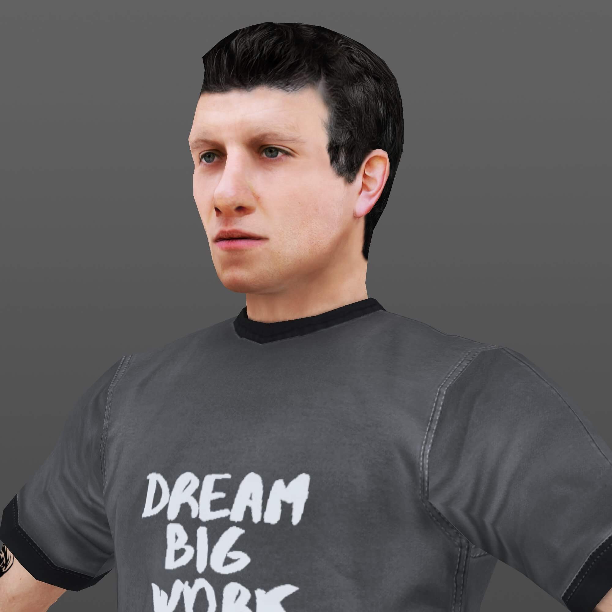 Man 13 -With 250 Animations 3D Model by jasirkt