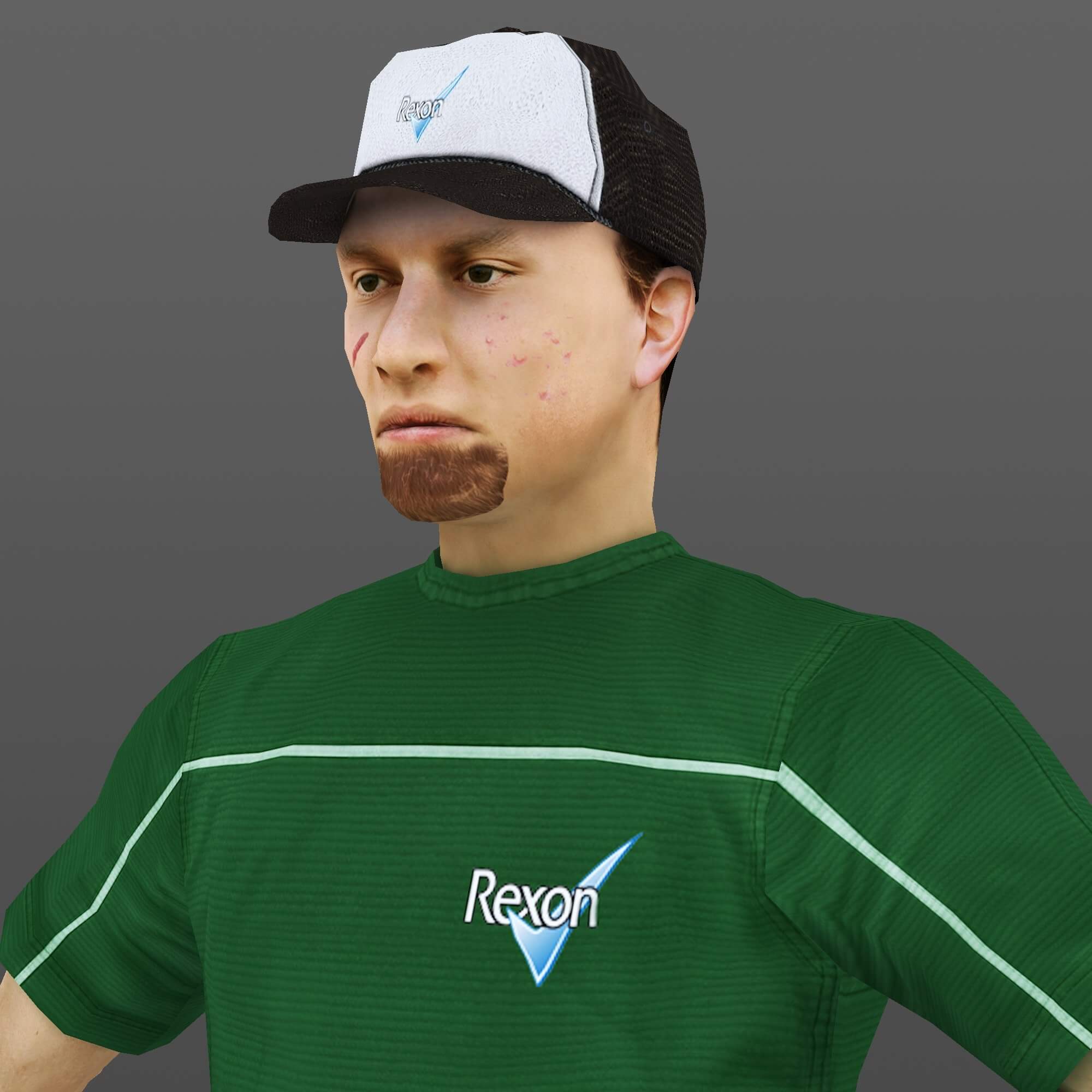 Man 19 -With 250 Animations 3D Model by jasirkt