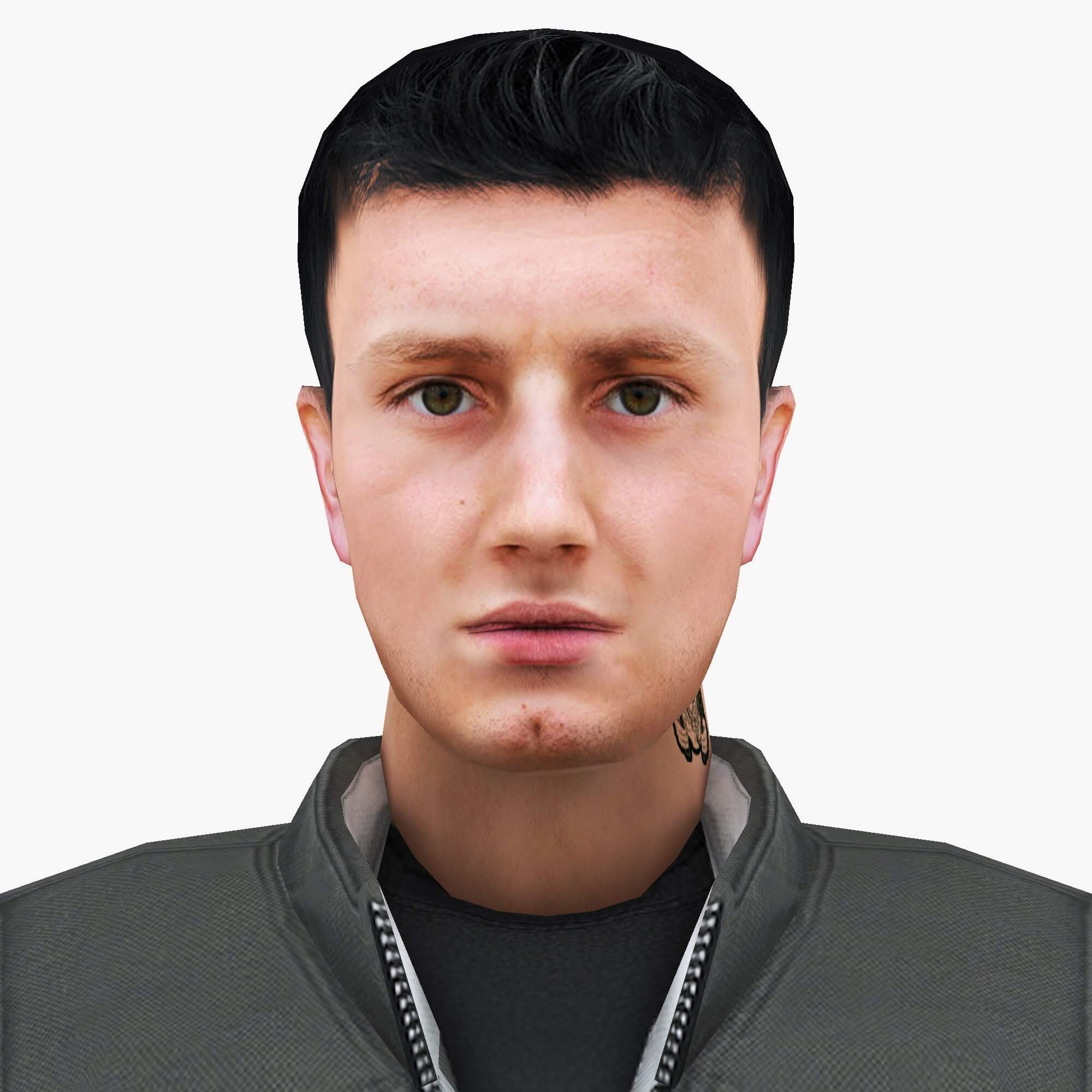 Man 21 -With 250 Animations 3D Model by jasirkt