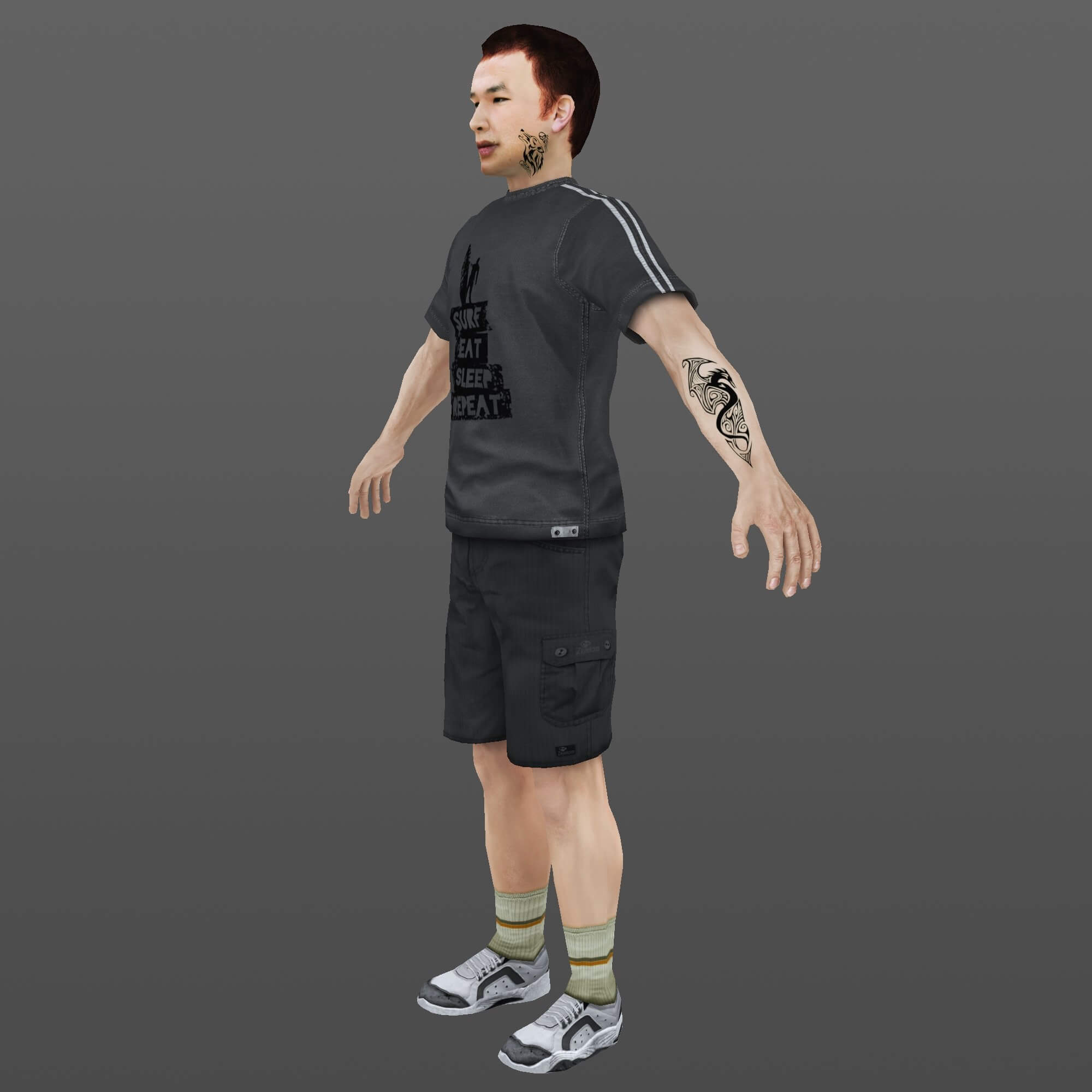 Man 26 -With 250 Animations 3D Model by jasirkt