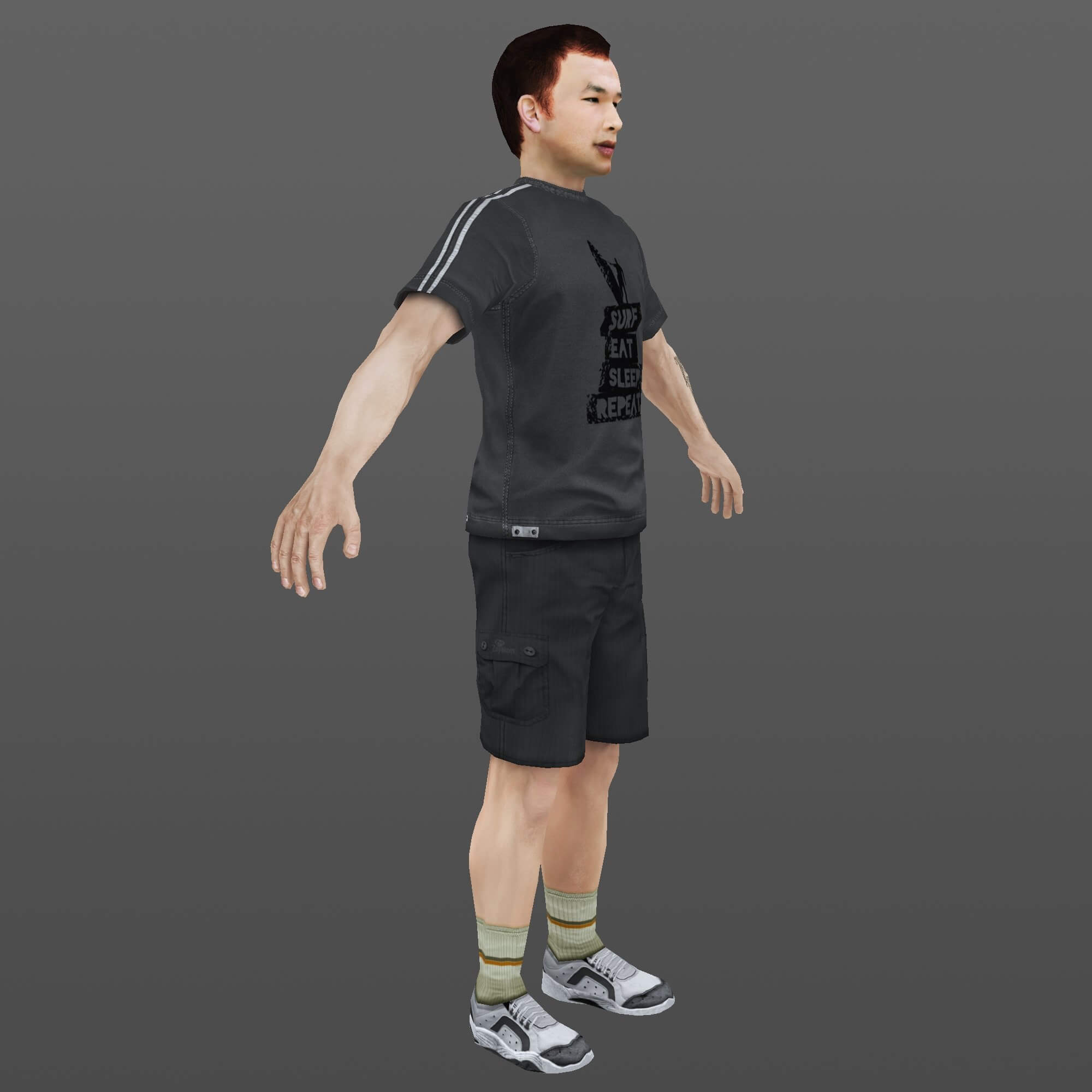 Man 26 -With 250 Animations 3D Model by jasirkt
