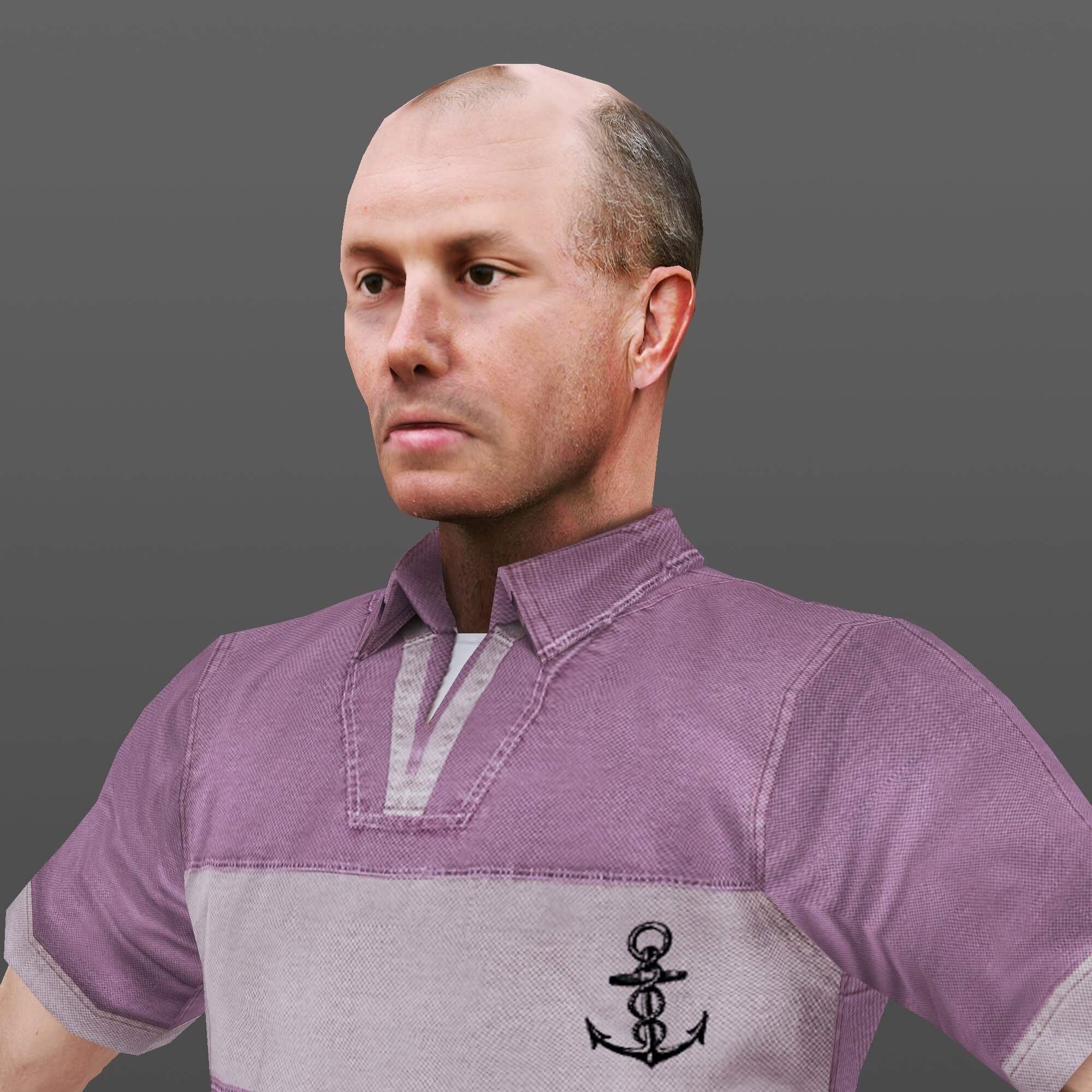 Man 28 -With 250 Animations 3D Model by jasirkt