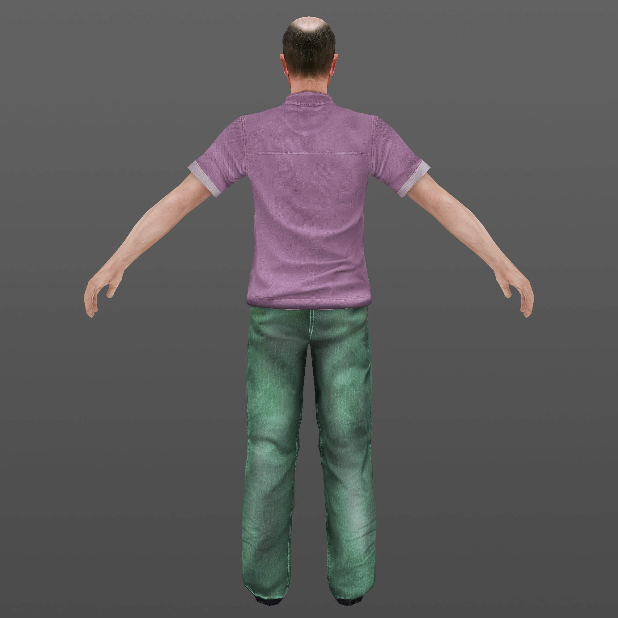Man 28 -With 250 Animations 3D Model by jasirkt