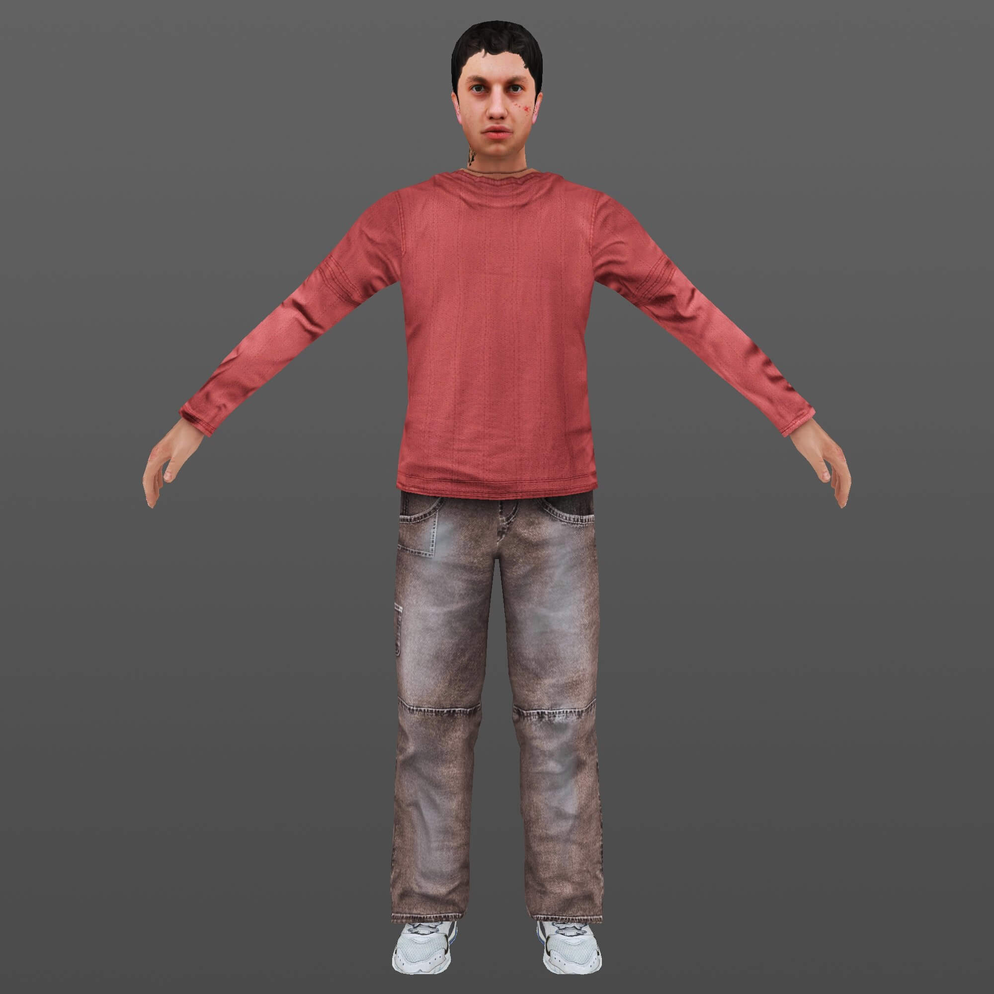 Man 29 -With 250 Animations 3D Model by jasirkt