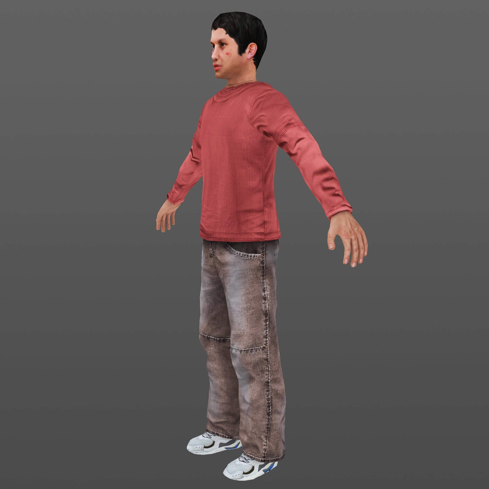 Man 29 -With 250 Animations 3D Model by jasirkt